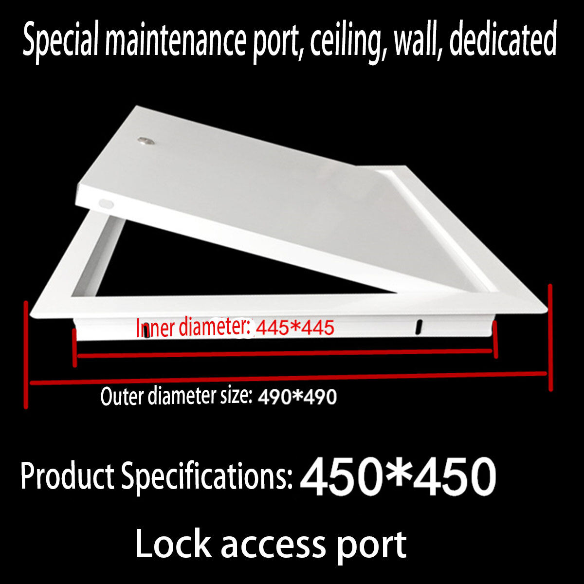 ACP400/ 450/500/600 Aluminium access ports, access ports with locking ...