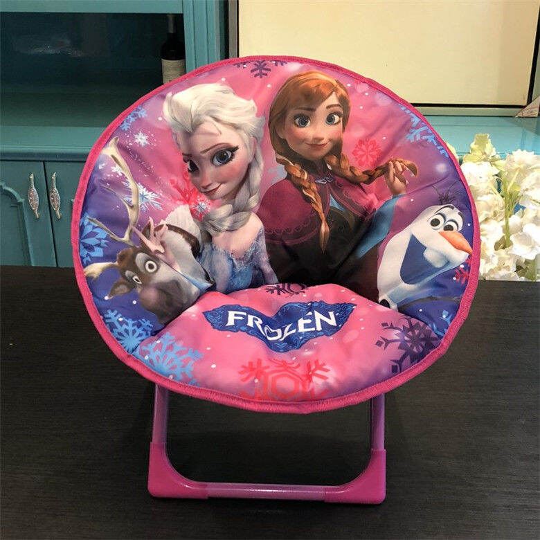 Children's Folding Back Chair Moon Chair Cartoon Small Stool Baby ...