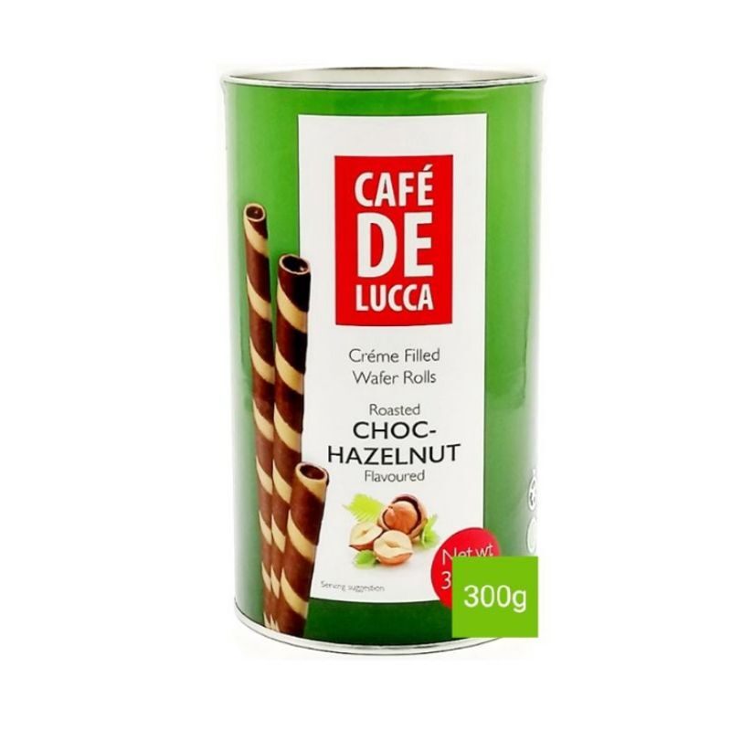 Cafe De Lucca Choco Hazelnut Wafer In Can-300g | Lazada PH