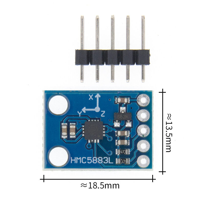 GY-273 3V-5V HMC5883L Triple Axis Compass Magnetometer Sensor Module ...