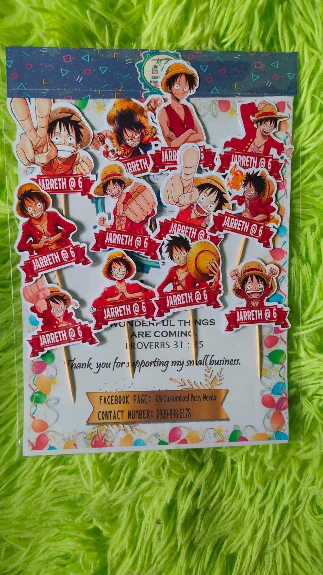 One Piece Luffy Customize cake topper | Lazada PH
