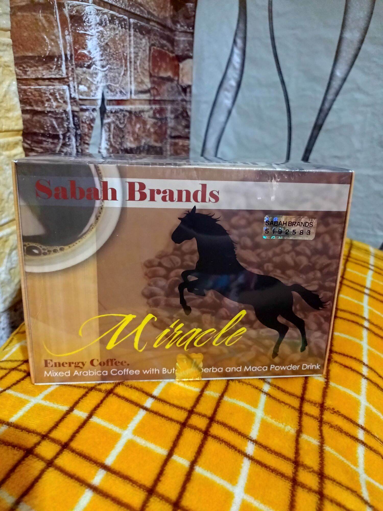 100% Original Sabah Miracle Coffee for men 1box ( 20 sachets) | Lazada PH