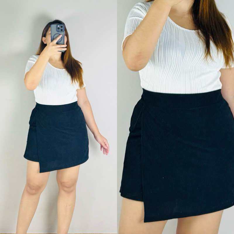 Palda Short Corduroy Korean Inspired Skorts for Women | Lazada PH