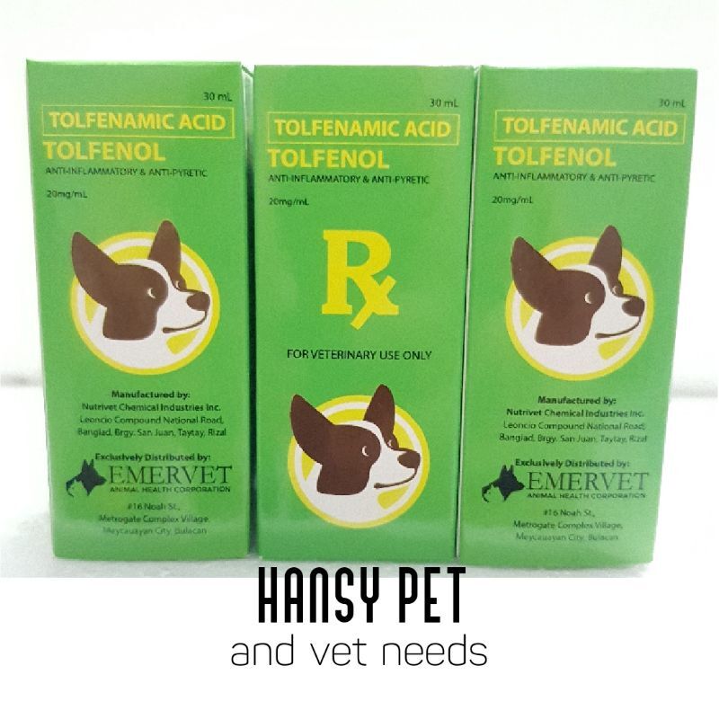 Emervet Tolfenol 30ml (For Veterinary Use Only) | Lazada PH