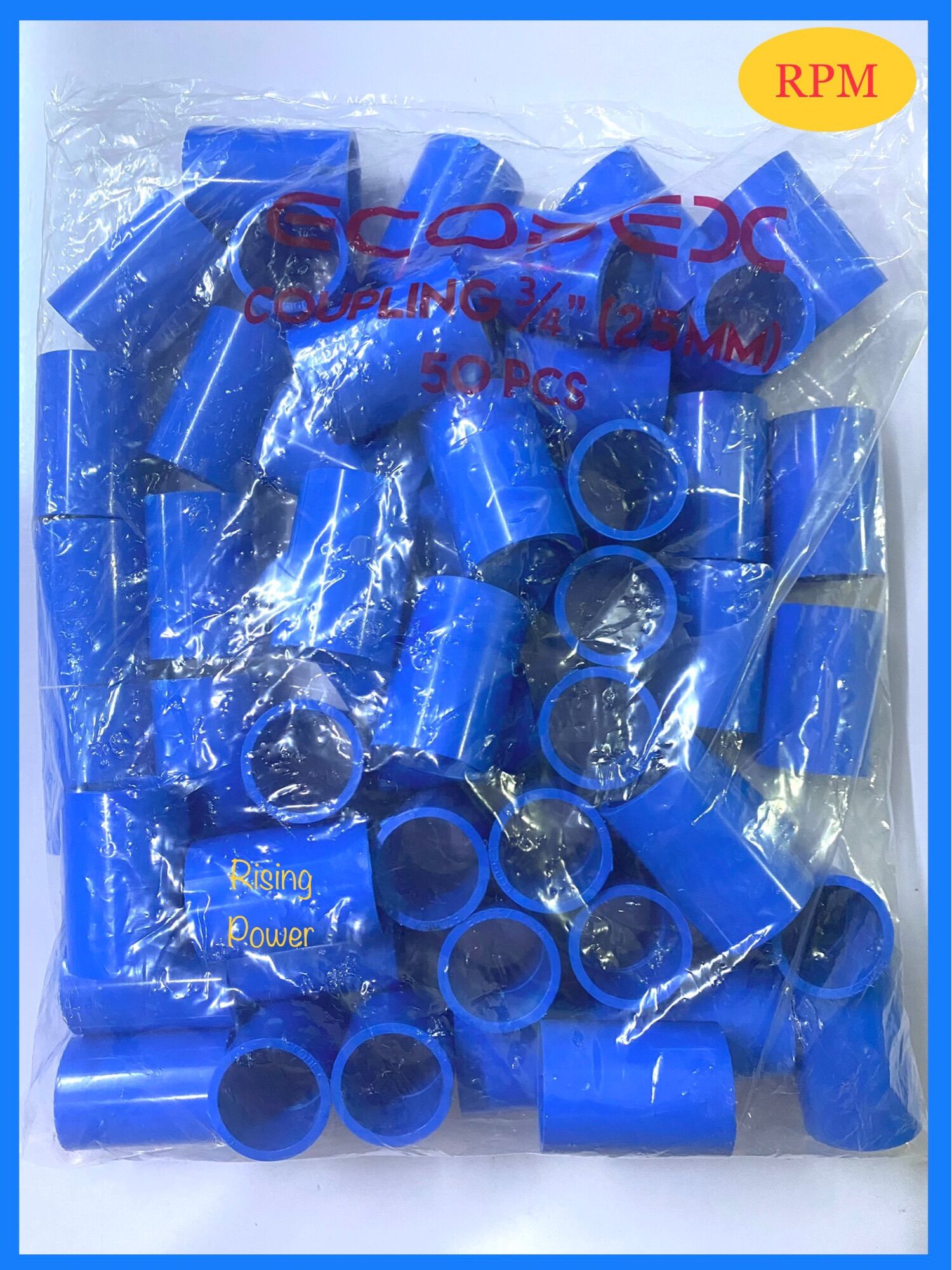 Ecodex PVC Blue Coupling 3/4” ( 25mm ) ( 50pcs ) | Lazada PH