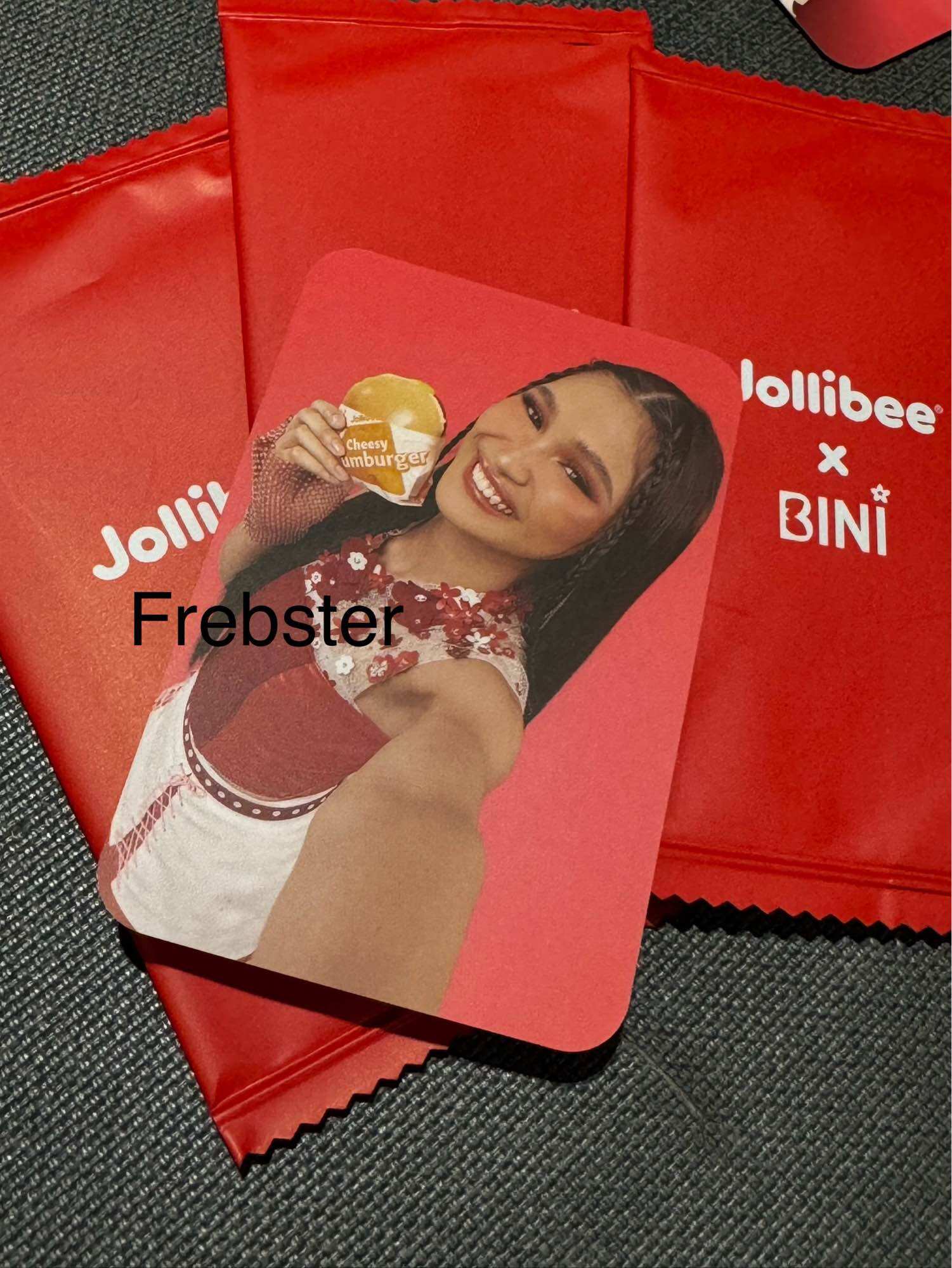[Original] Jollibee X Bini Photocard (Jollibee Bini Photocard ...