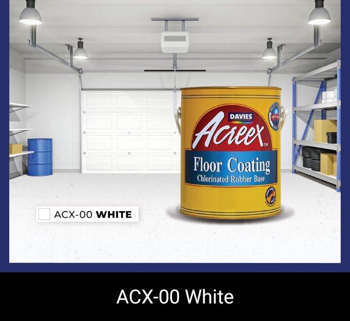 DAVIES ACREEX RUBBERIZED FLOOR COATING CHLORINATED RUBBER BASE, TOPCOAT ...
