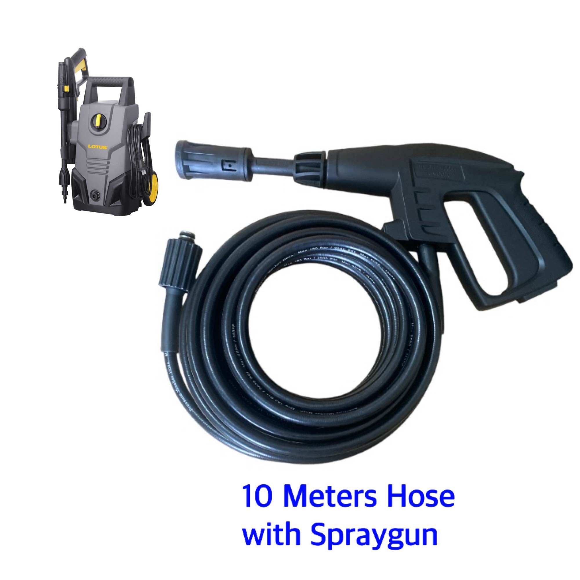 Lotus Pressure Washer LTPW 1400X / LTPW 1400 C2X Spraygun with 10 ...