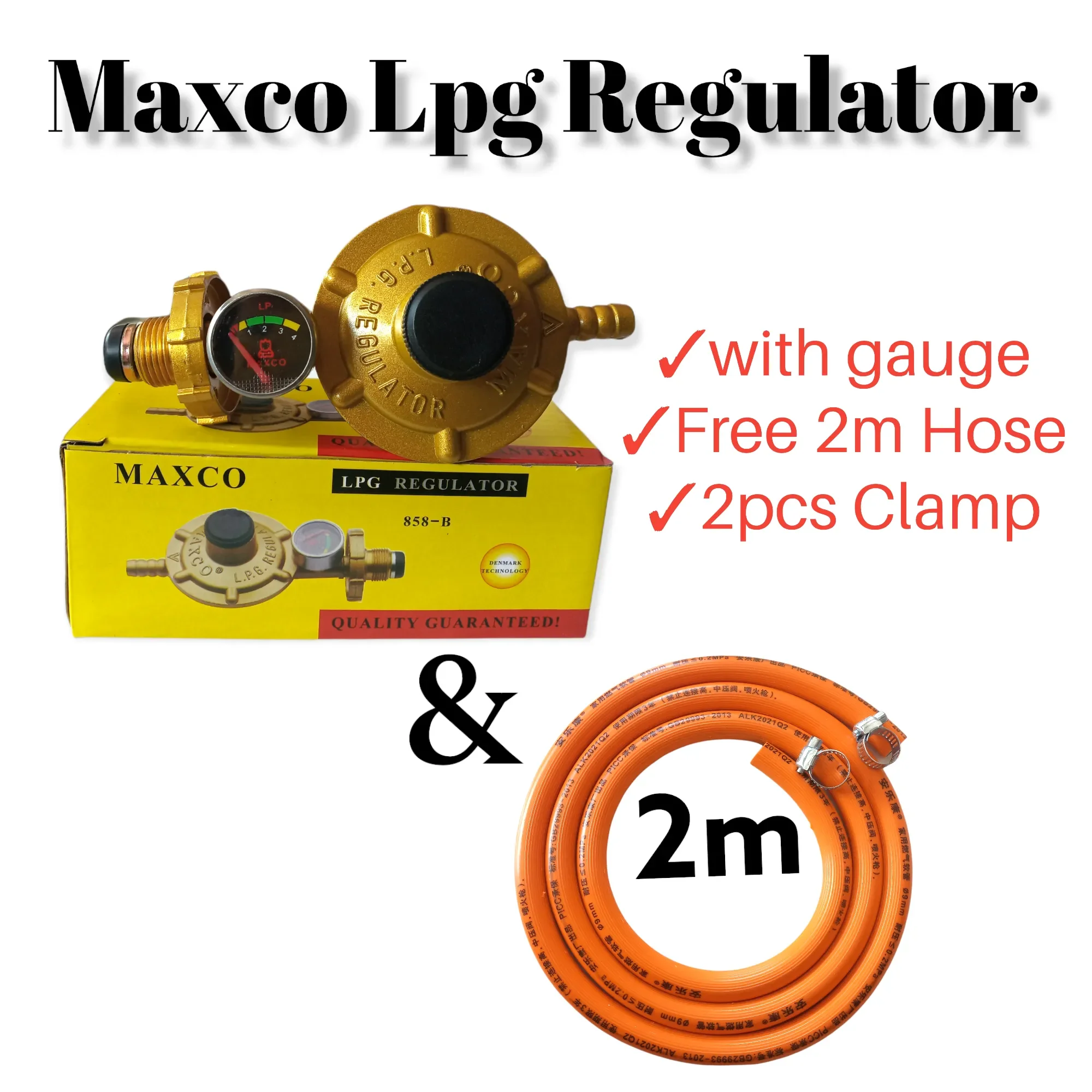 Maxco LPG Regulator with gauge | Lazada PH Maxco LPG Regulator with gauge | Lazada PH