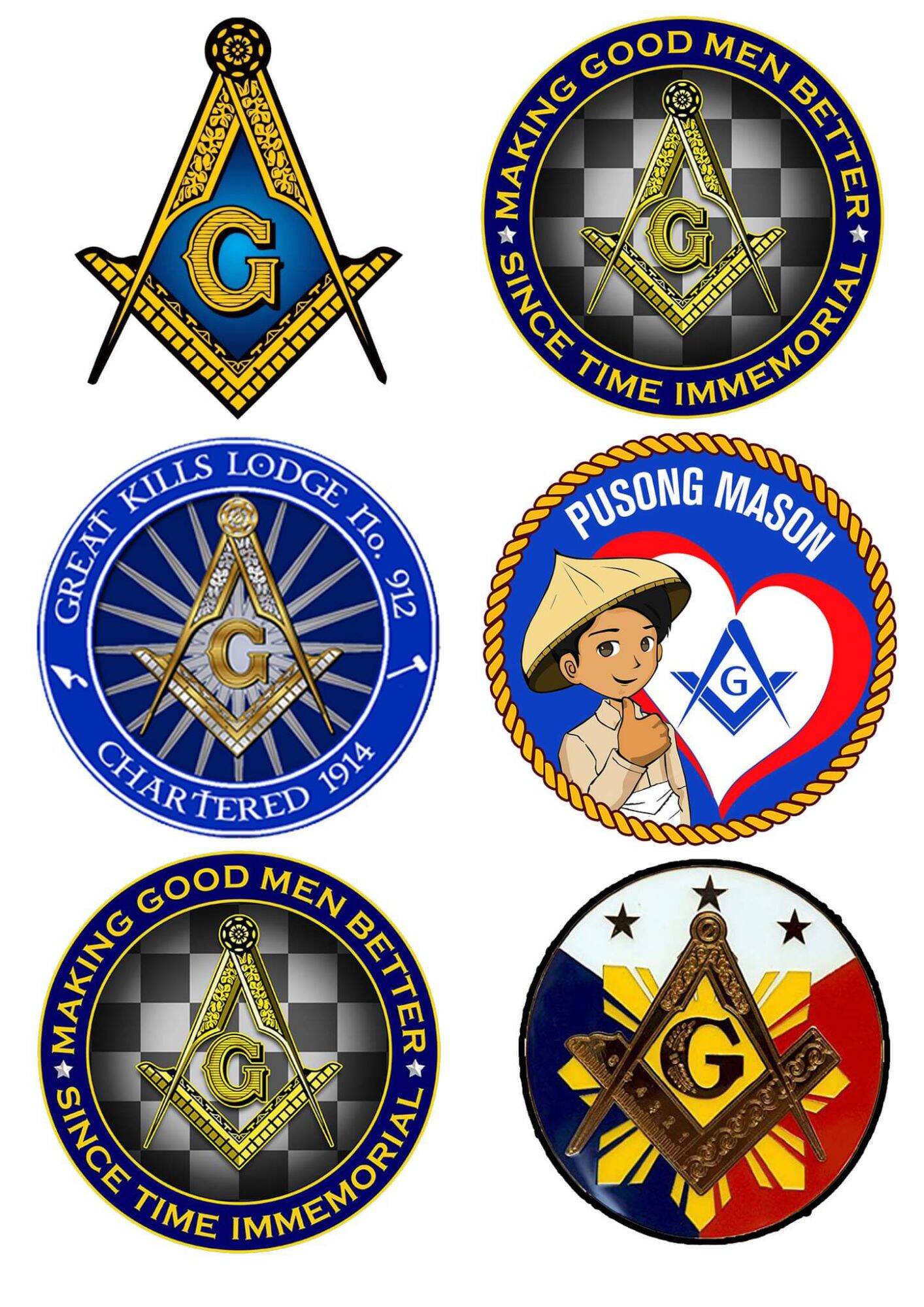 Mason size 2.5x2.5 car stickers | Lazada PH