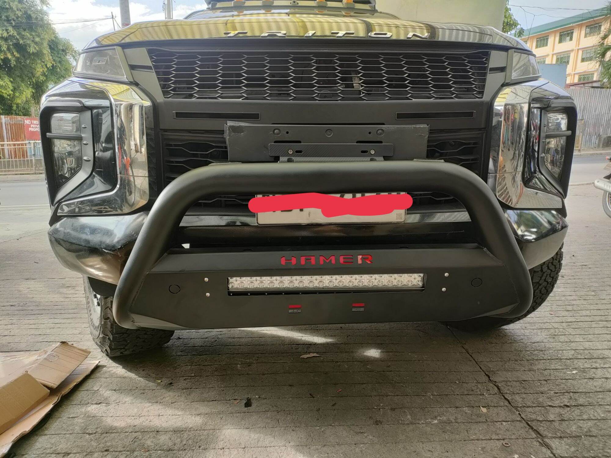 HAMER NUDGE BAR BUMPER NUDGE STRADA TRITON THAILAND MADE | Lazada PH