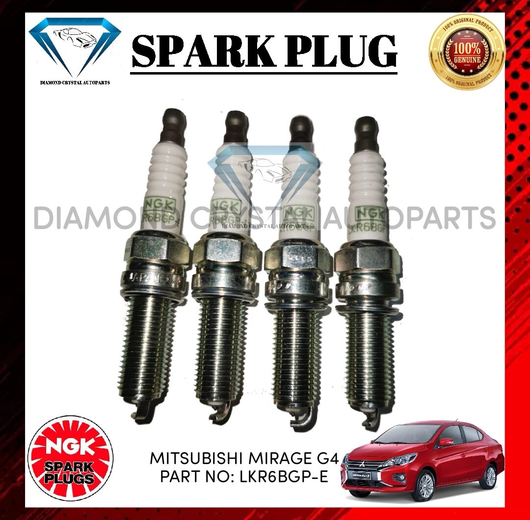 SPARK PLUG MITSUBISHI MIRAGE G4 G-POWER PART NO: LKR6BGP-E "NGK JAPAN ...