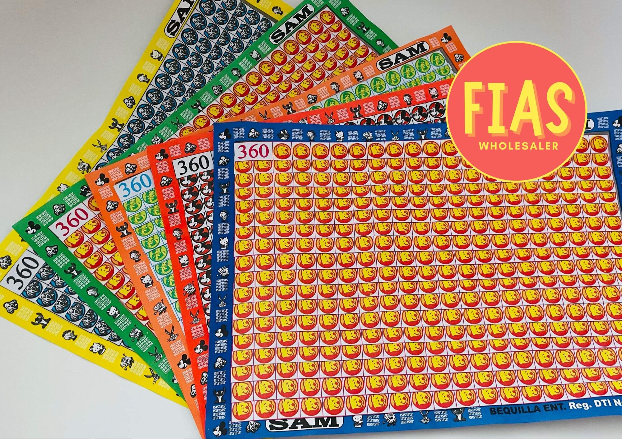 360 Bunutan number pad / Bunot pad / Palabunutan number pad / Factory ...