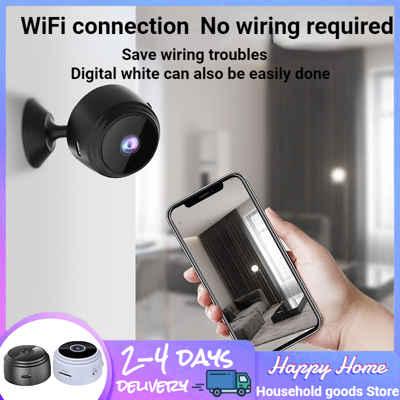 Mini A9HD Camera 1080P Concealed Wireless WIFI CCTV Camera Rechargeable ...