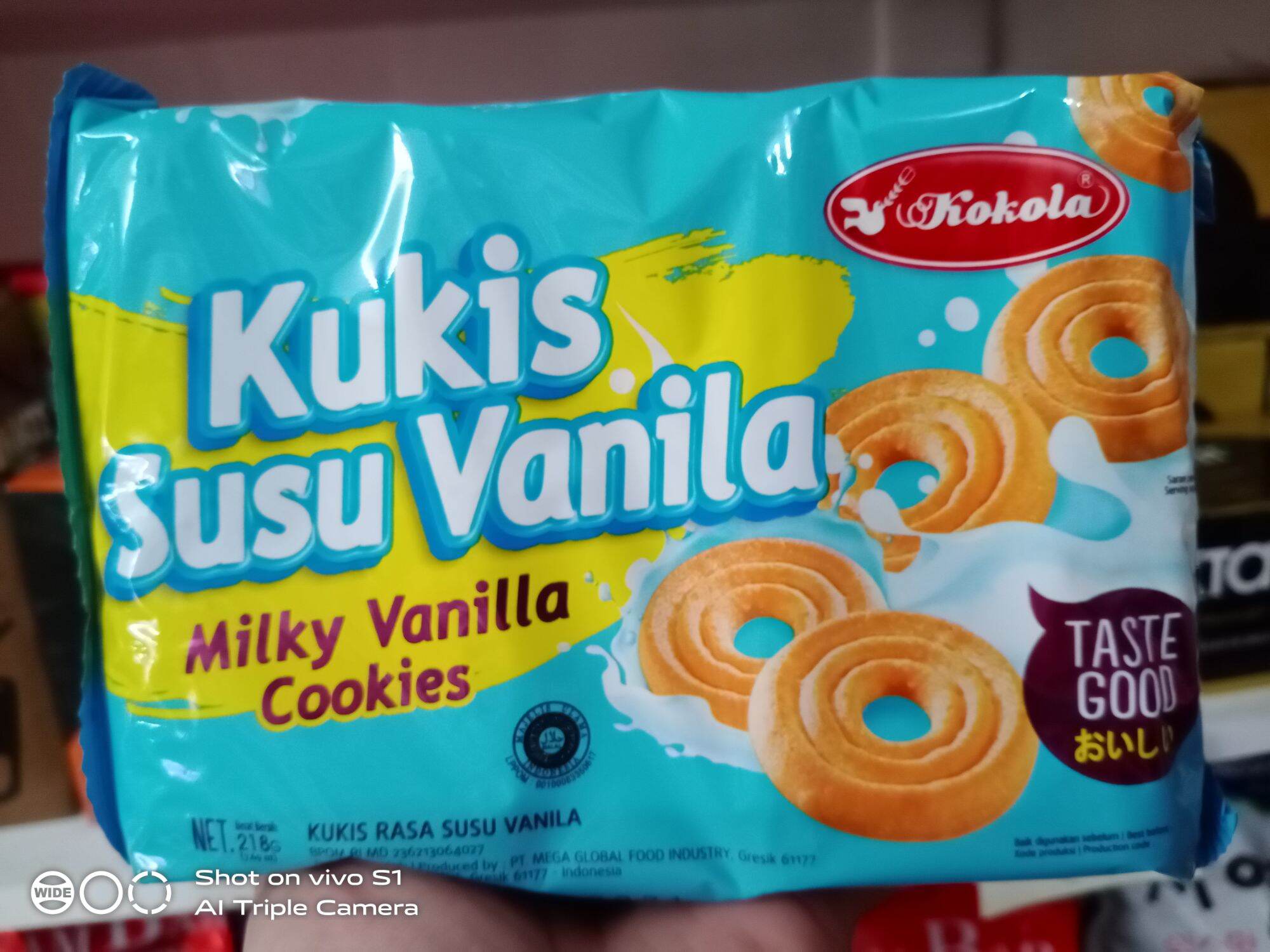Kukis Susu Vanilla (3packs for 150 pesos) | Lazada PH