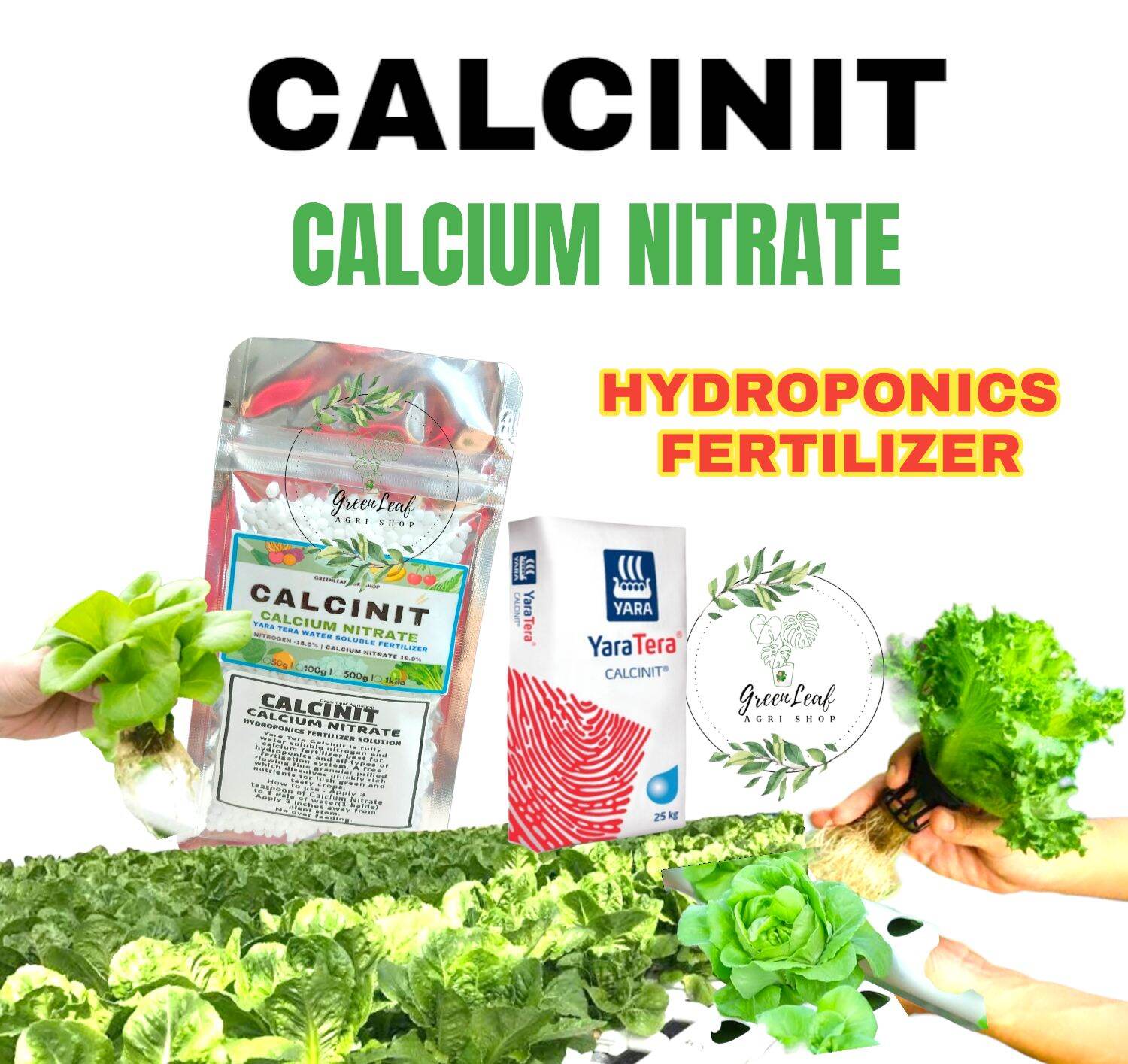 CALCIUM NITRATE CALCINIT BEST FOR HYDROPONICS SOLUTION & HOME GARDENING ...