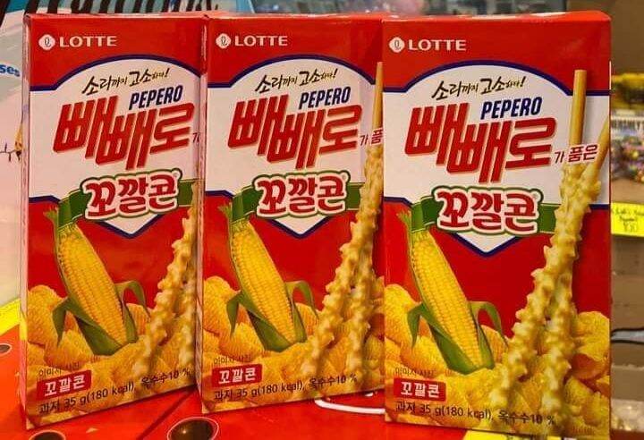 Lotte Peppero white cookies / Funzels / almond / choco cookie / Corn ...