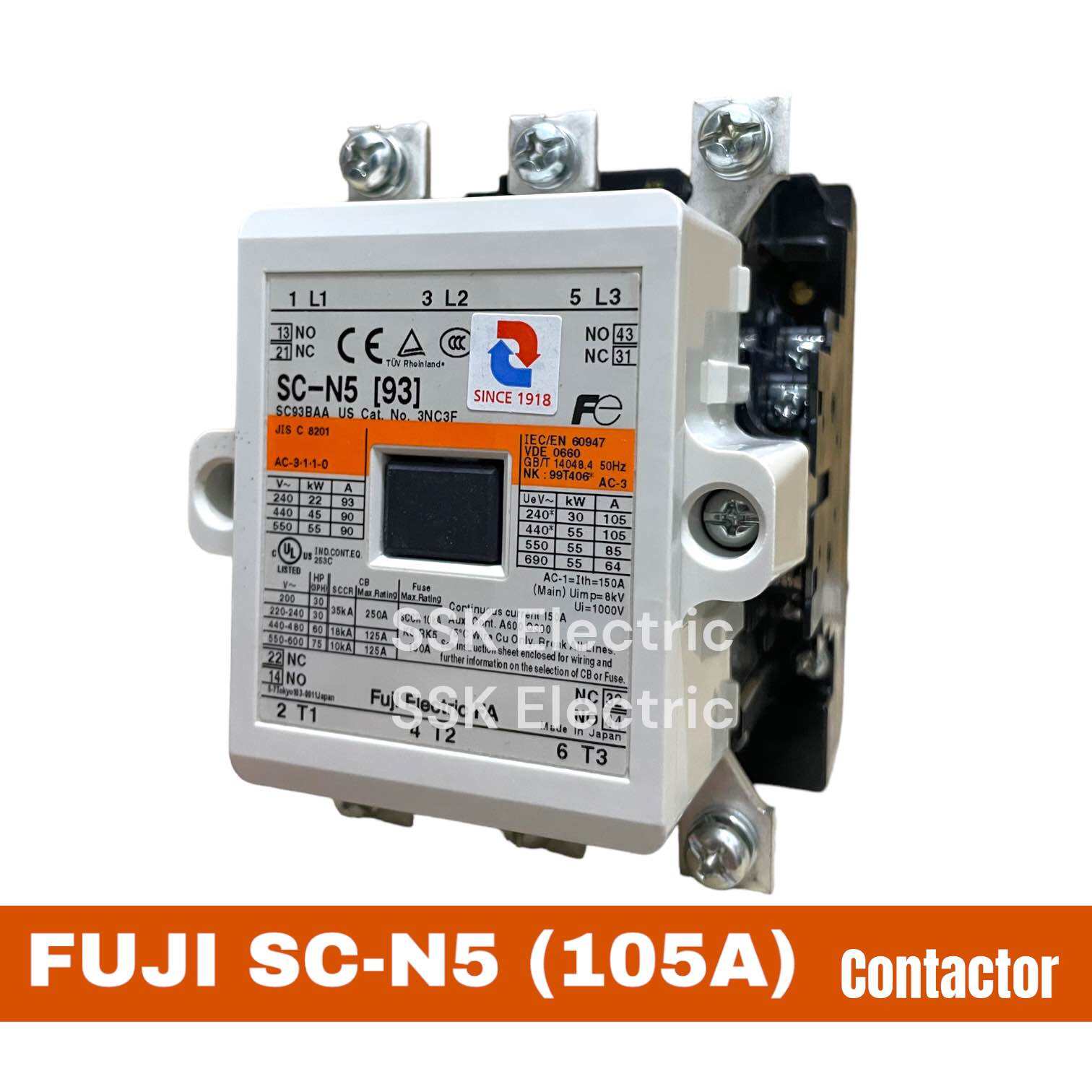 FUJI SC-N5 (105A) Magnetic Contactor SCN5 | SSK Electrical | Lazada PH