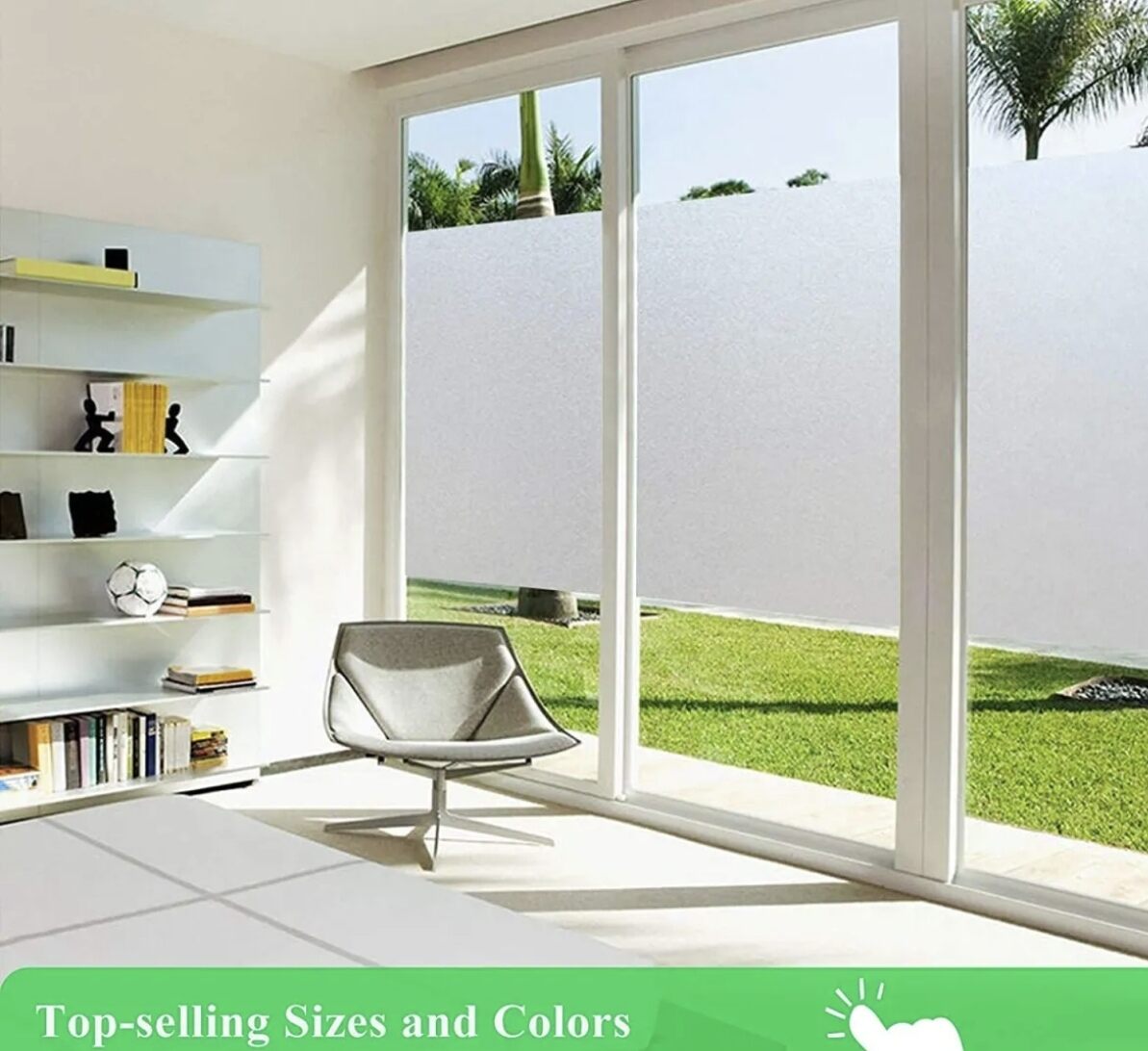 FROSTED STICKER FILM FOR WINDOW GLASSs AND glass partition versatile ...