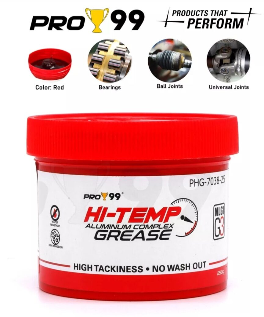 PRO99 HI- TEMP ALUMINUM COMPEX GREASE 250G | Lazada PH