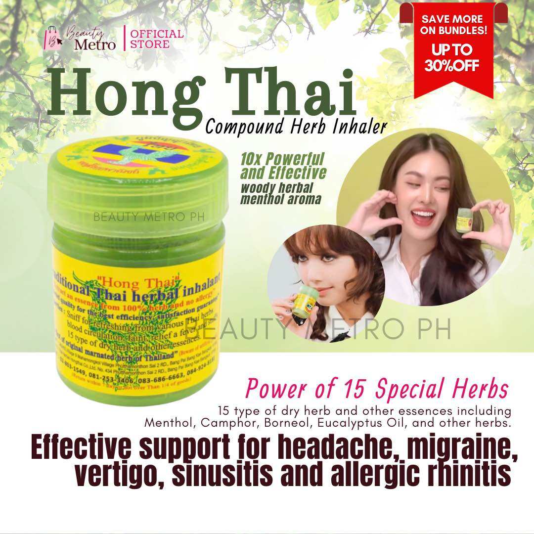 Original Hong Thai Herbal Inhaler (Thailand) | Lazada PH