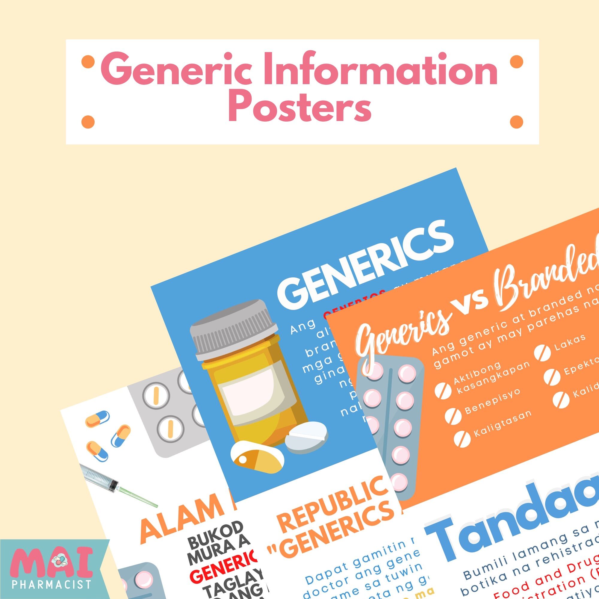 Generic Information Posters | Lazada PH