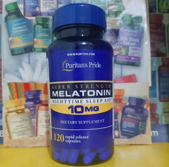 Melatonin 10mg 120 capsules EXPIRY: February 2025 Puritan's Pride ...