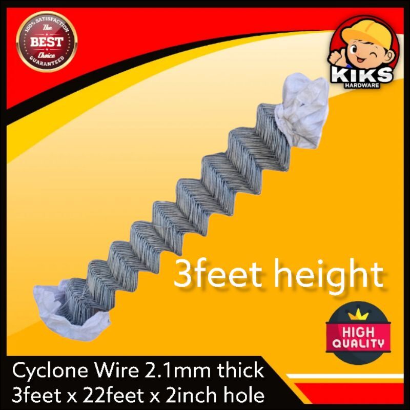 [Wholesale!] Galvanized Cyclone Wire 3feet x 22feet long x 2inch hole 2 ...