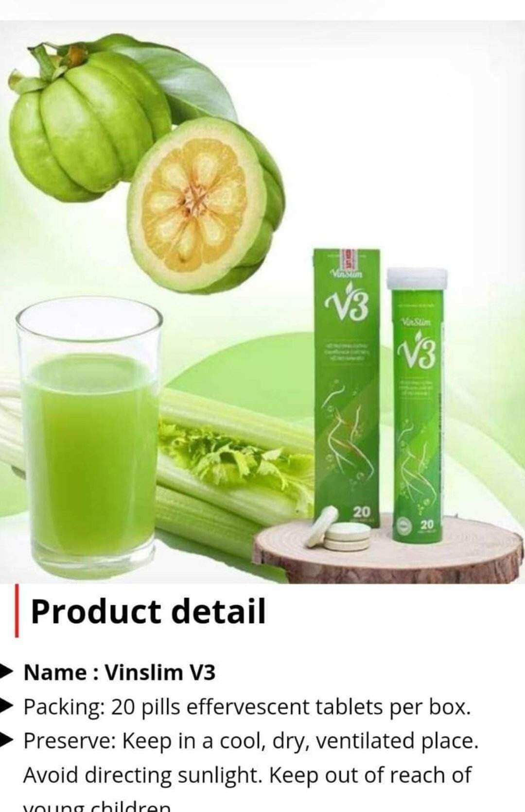 VinSlim Original V3 Effervescent - No Excercise, No Diet | Lazada PH