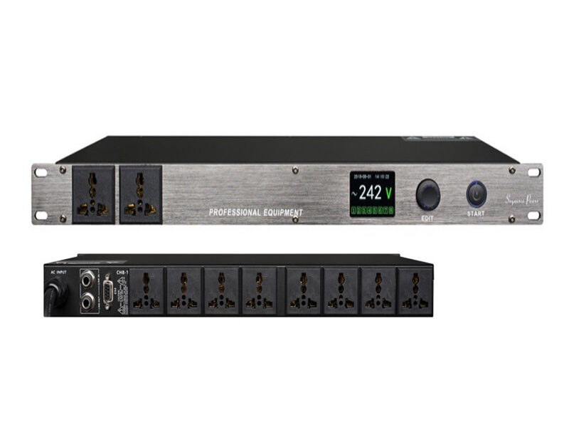 Rice Audio Power Sequencer 8-Way Professional 16-Way Stage Performance ...