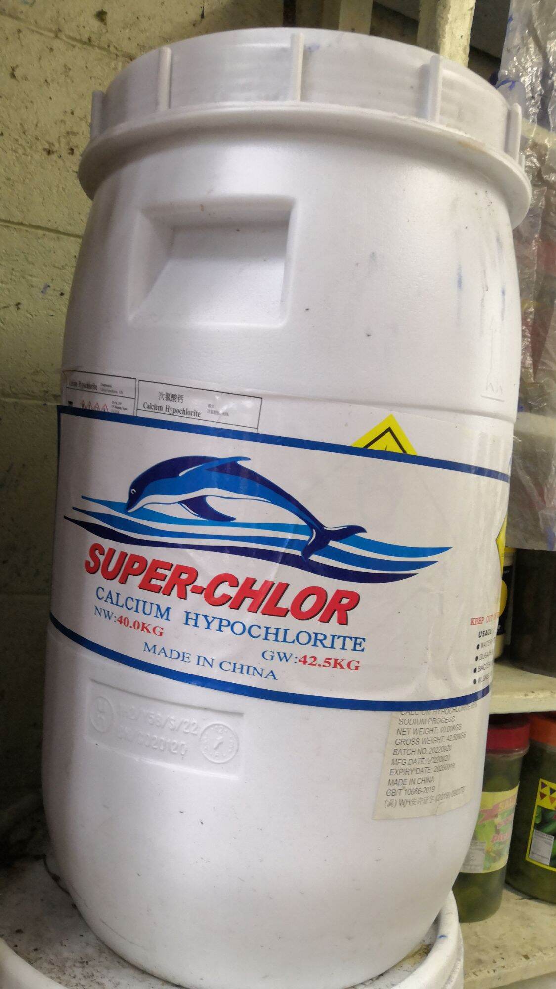 Superchlor Chlorine 40kgs | Lazada PH