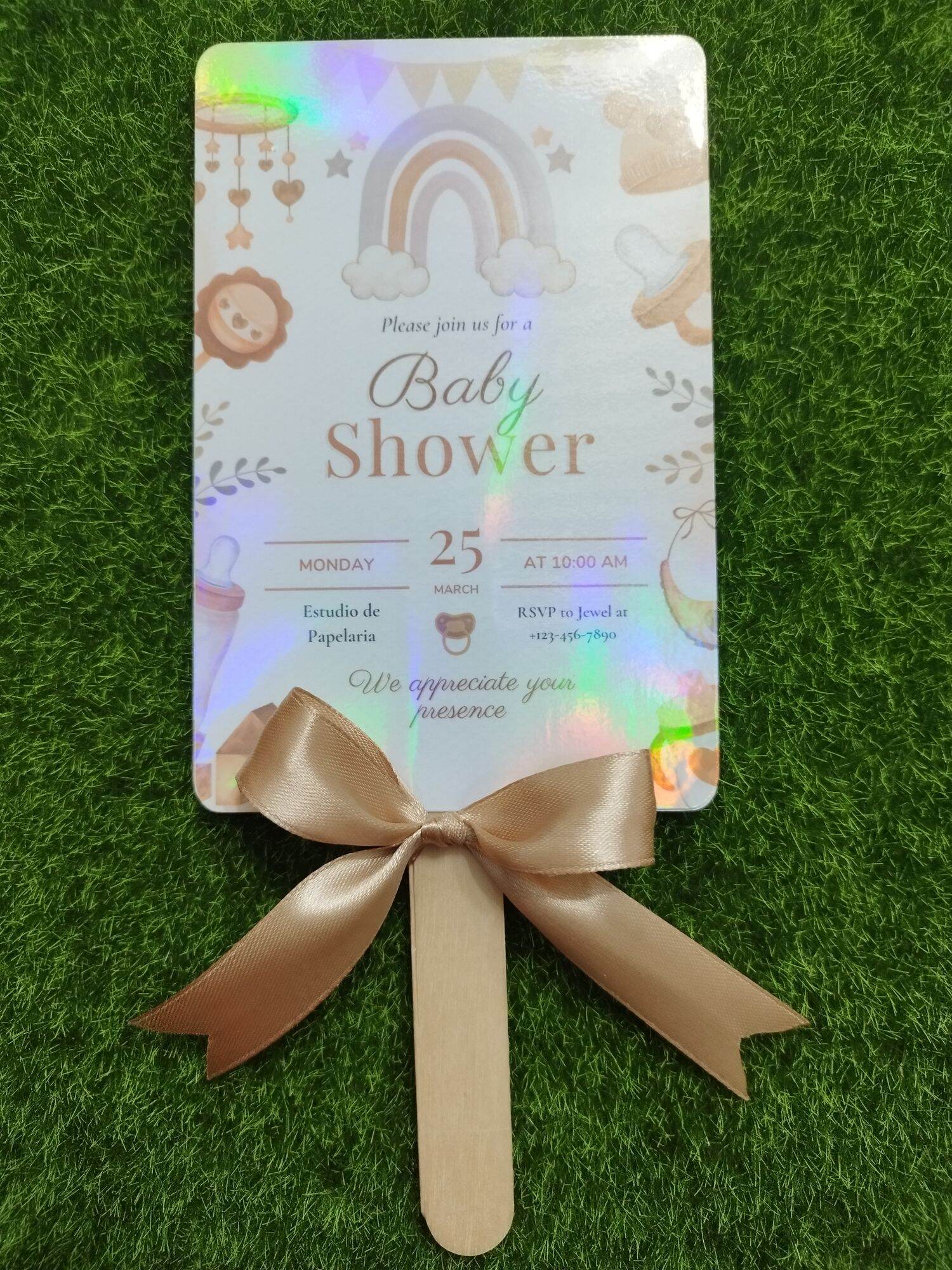 Estudio | Customized Wedding Event Invitation Fan | Lazada PH