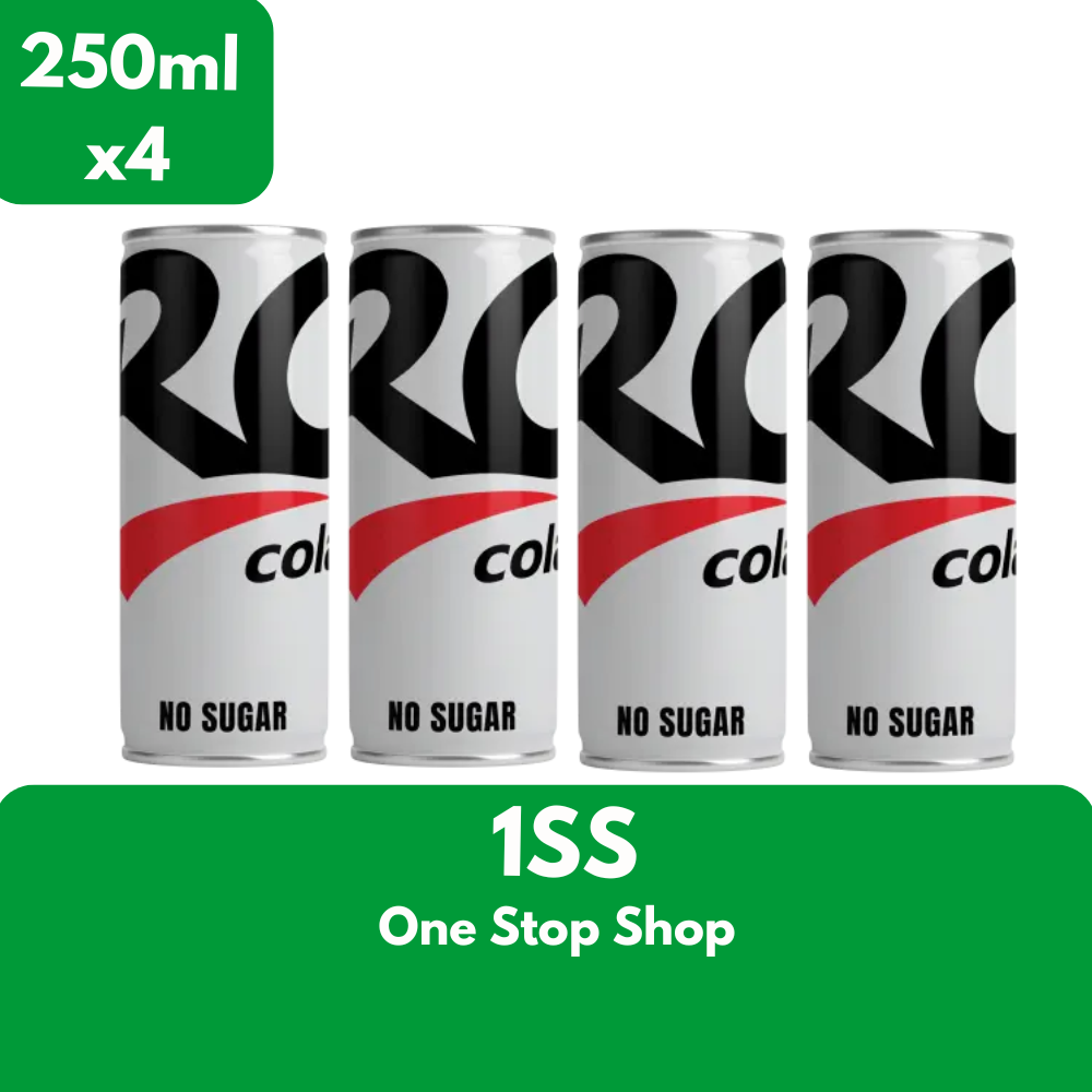RC Cola No Sugar Soda 250ml Set of 4 | Lazada PH
