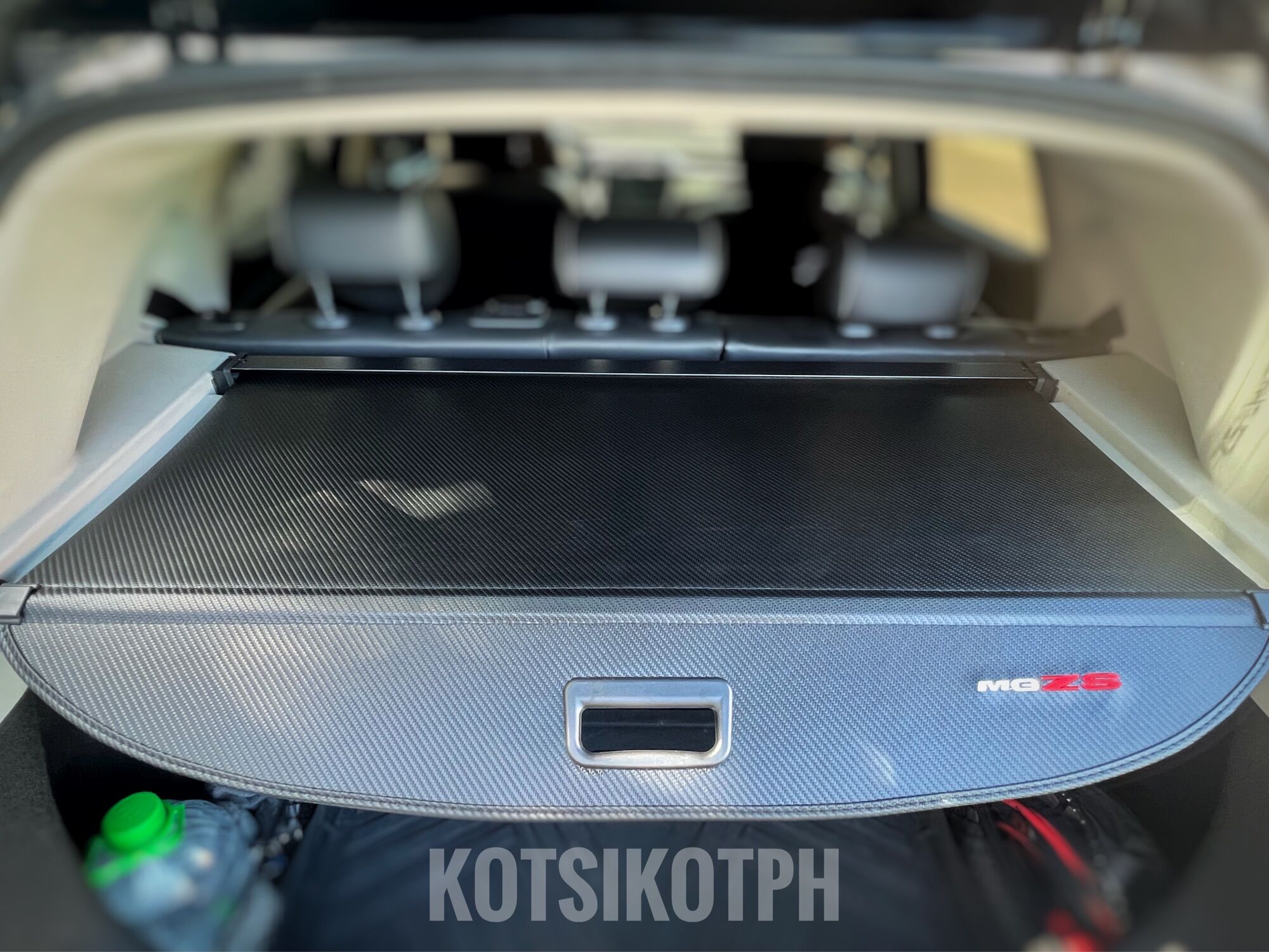 Retractable Trunk Cover for MG ZS (2018-2022) - Leather Carbon Design ...