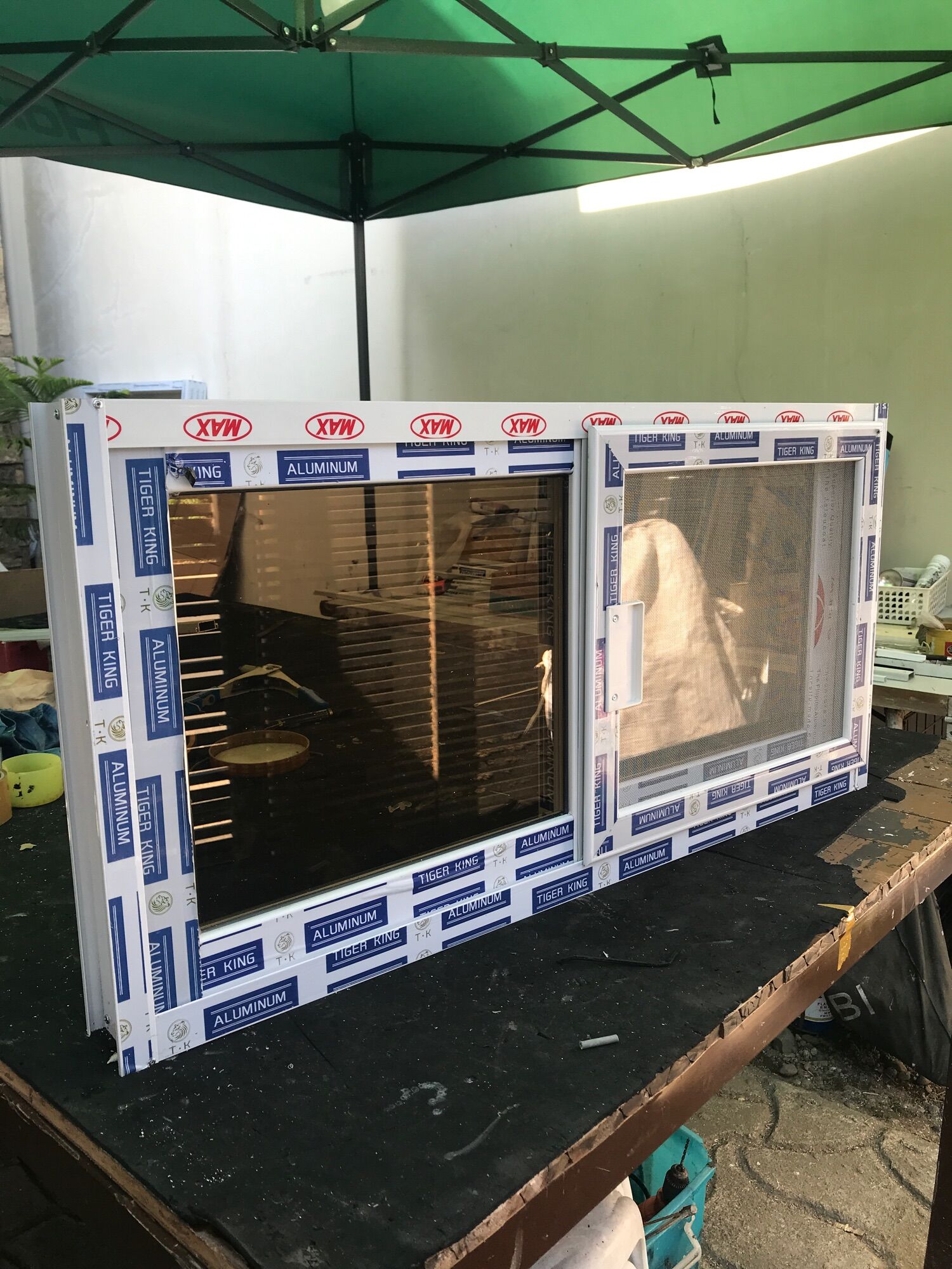 60cm-H x 120cm-W aluminum sliding windows with screen | Lazada PH