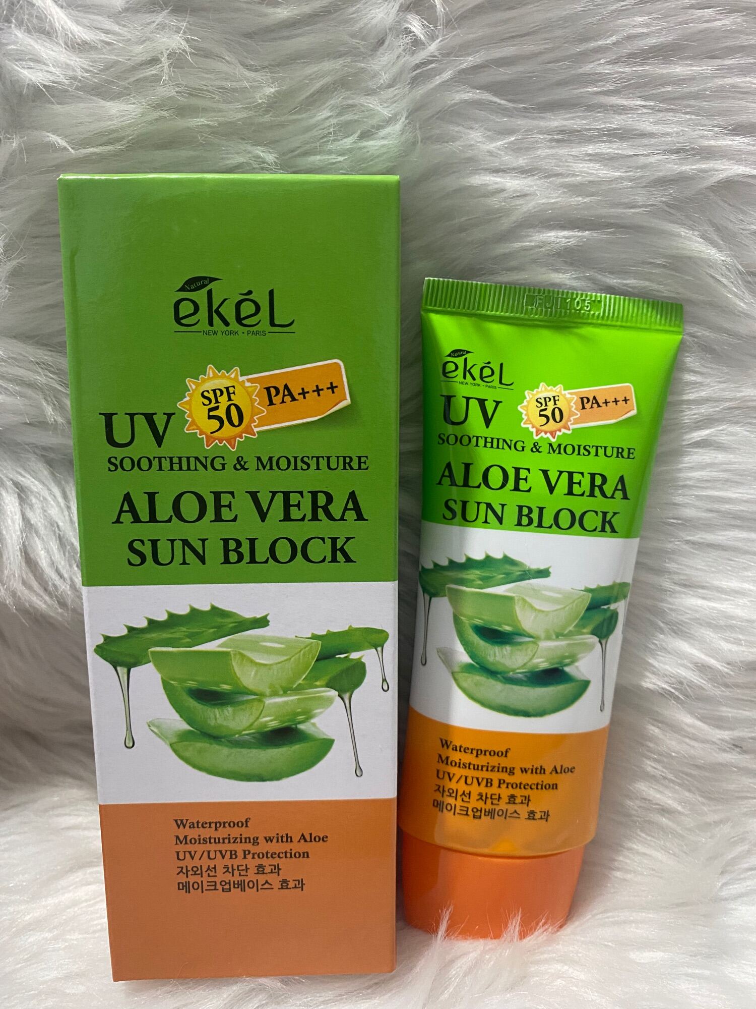 Korea Ekel Sunblock,Collagen, Aloe Vera, SPF 50 PA+++ 70ml | Lazada PH