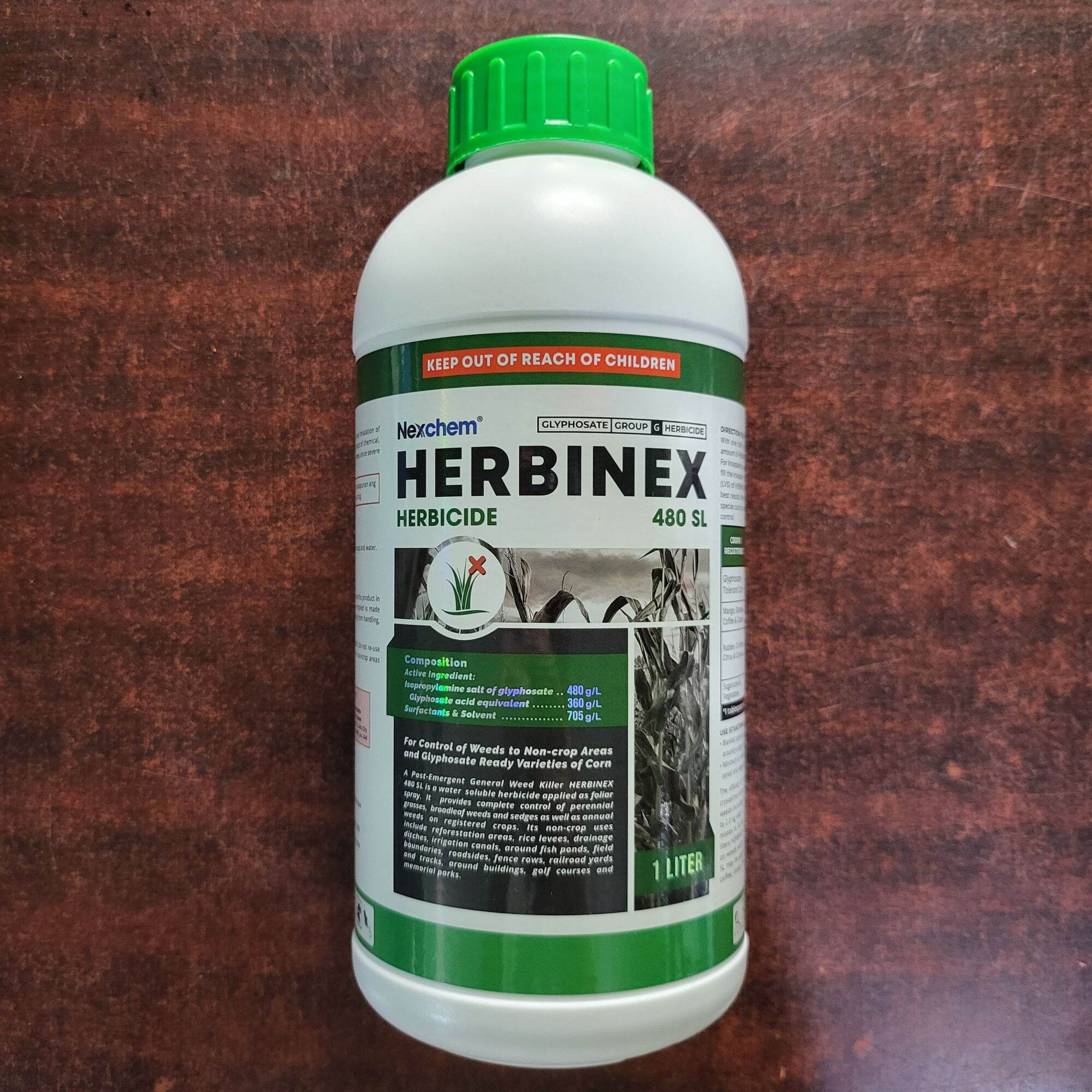 HERBINEX 480 SL GLYPHOSATE HERBICIDE (1 LITER) by NEXCHEM | Lazada PH