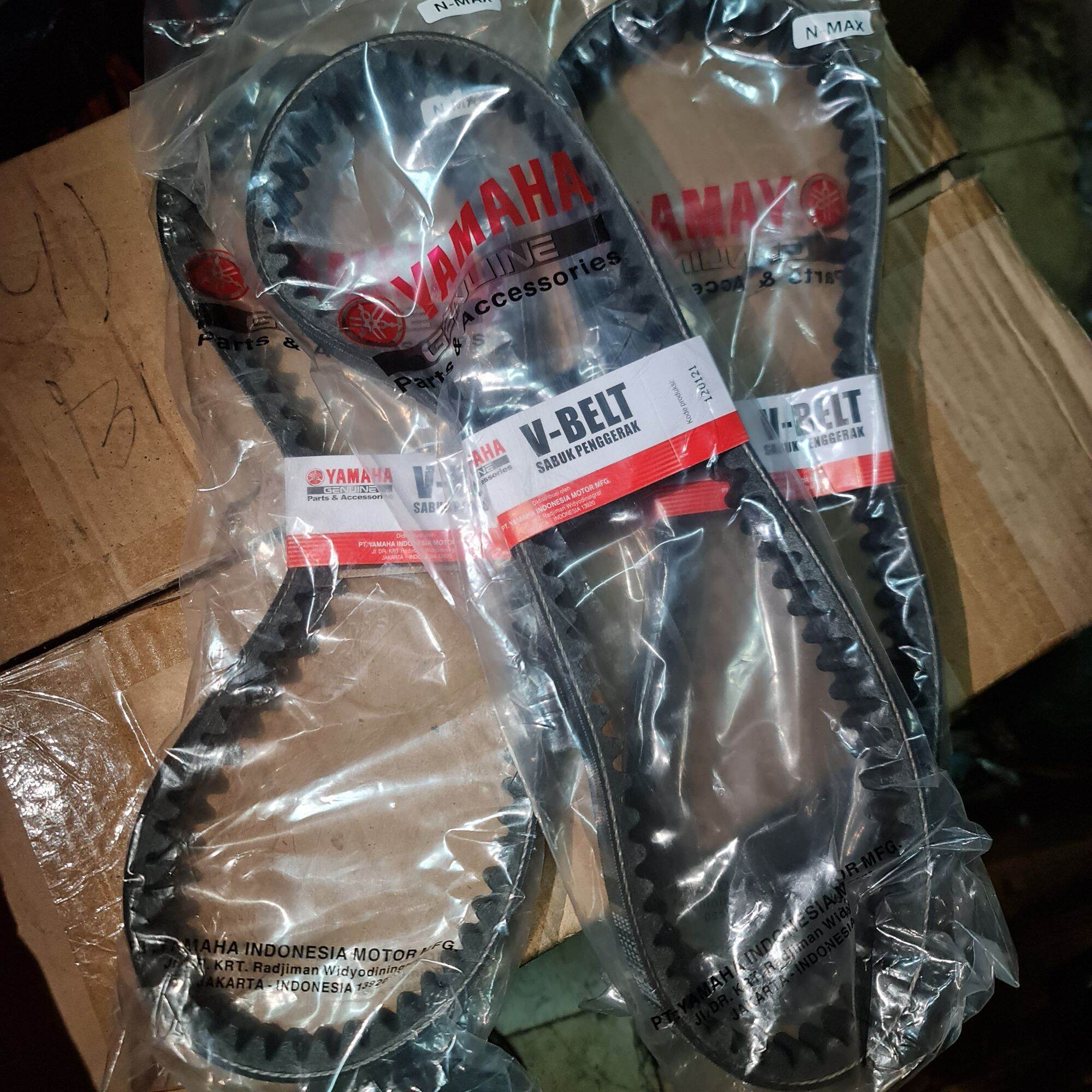 Original Yamaha nMax 155 V1 fan belt, v belt, pam belt, drive belt 2DP ...