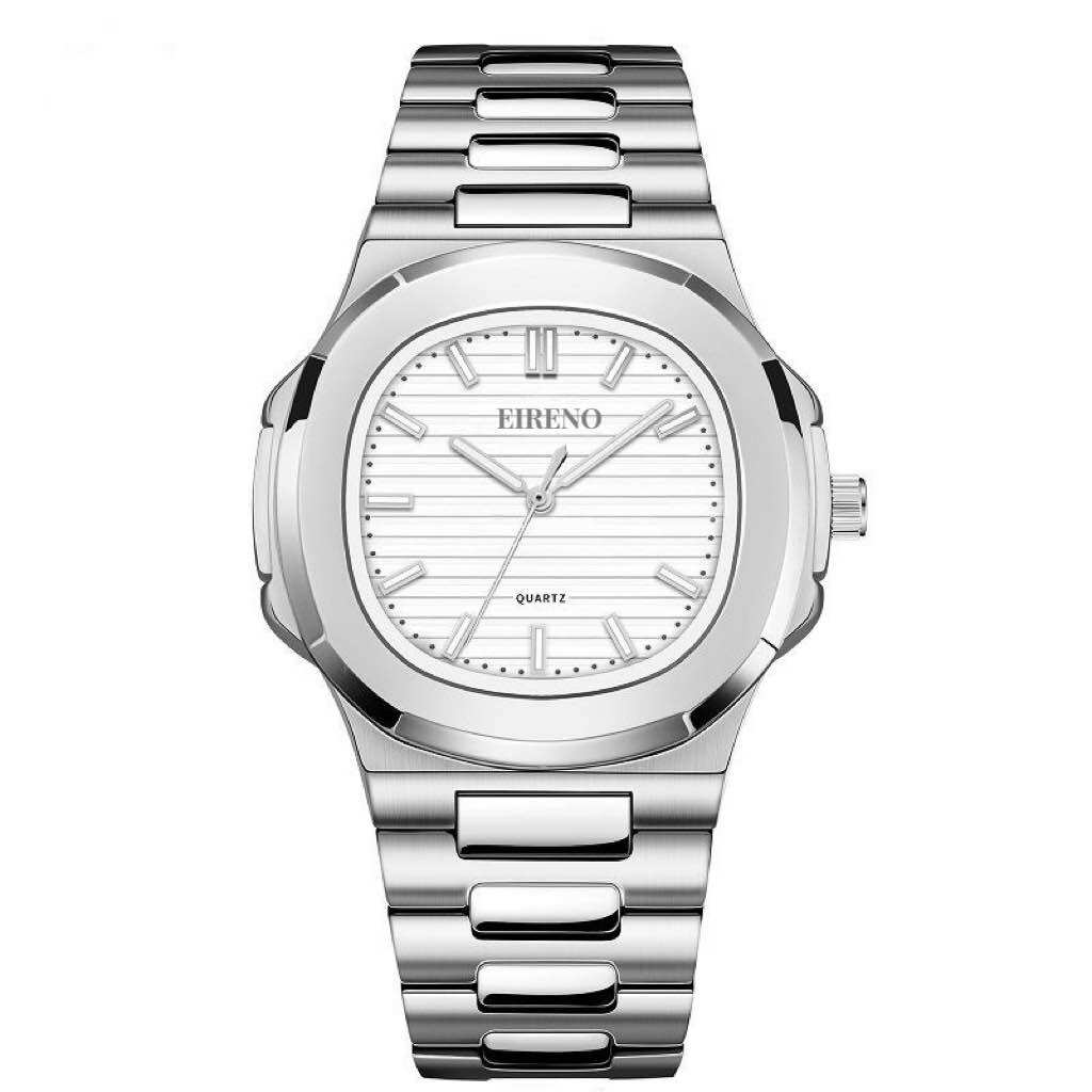 Luxury EIRENO Watch Business Male Clock Luminous Date Stainless Steel ...