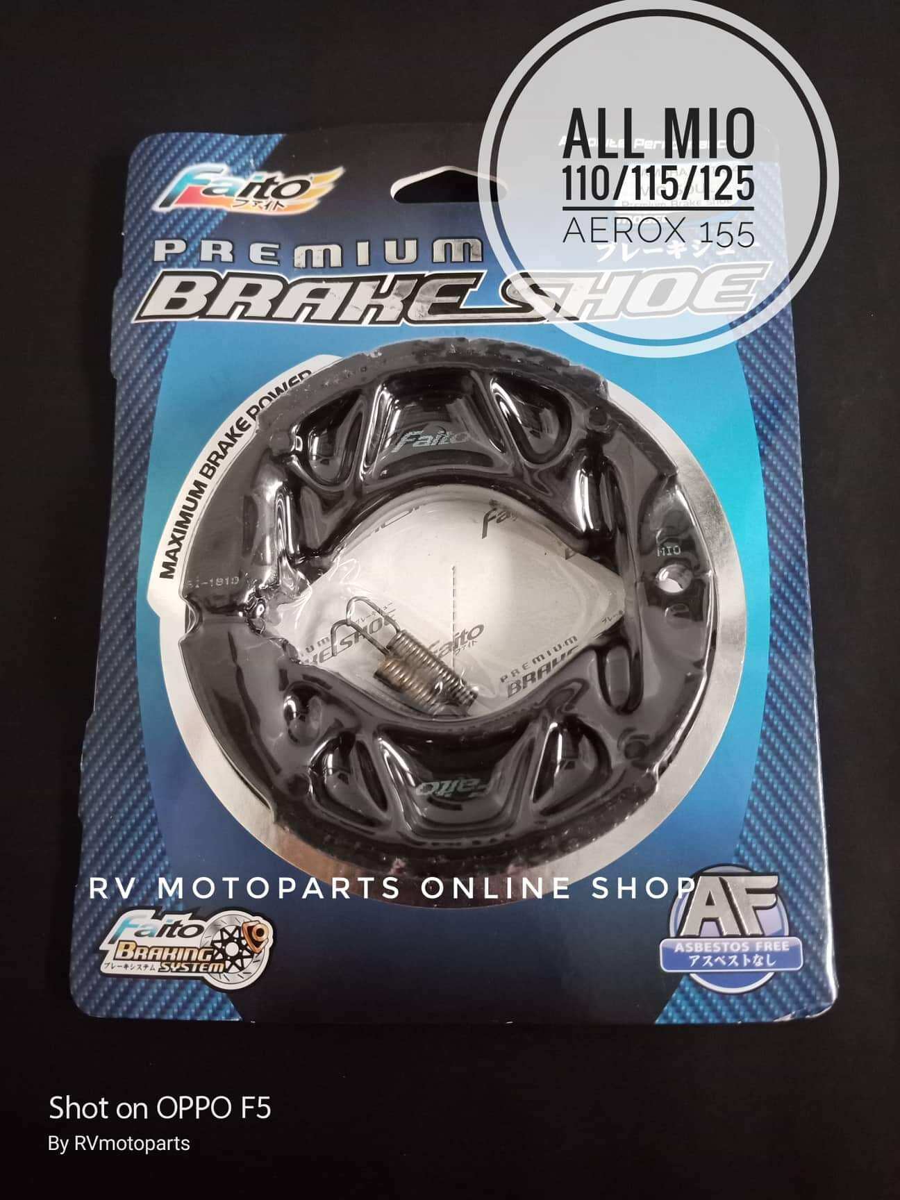 FAITO brake shoe Mio sporty / soulty / fino / mio i 125 / soul 125 ...