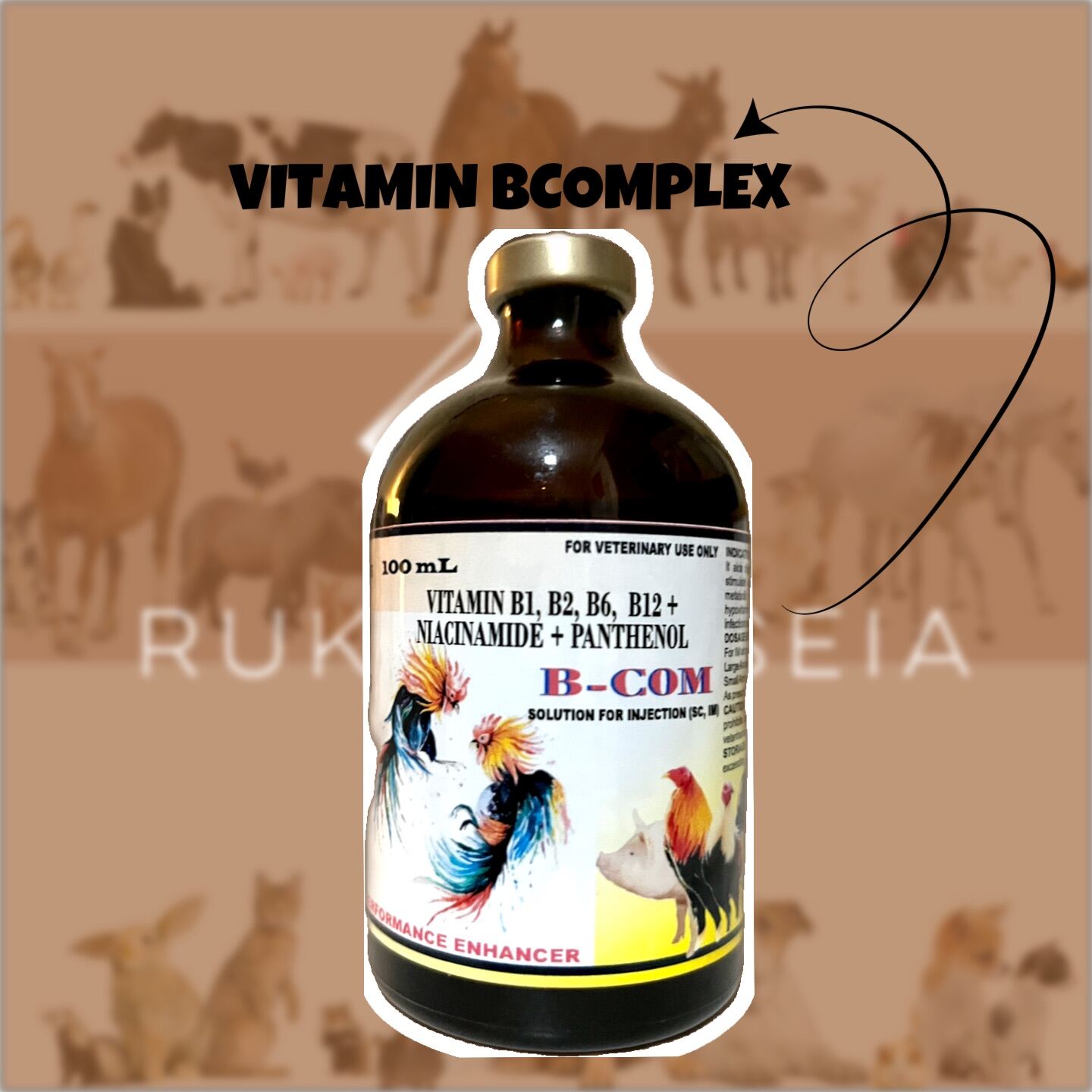 VITMAIN BCOMPLEX PLAIN FOR ANIMALS | Lazada PH