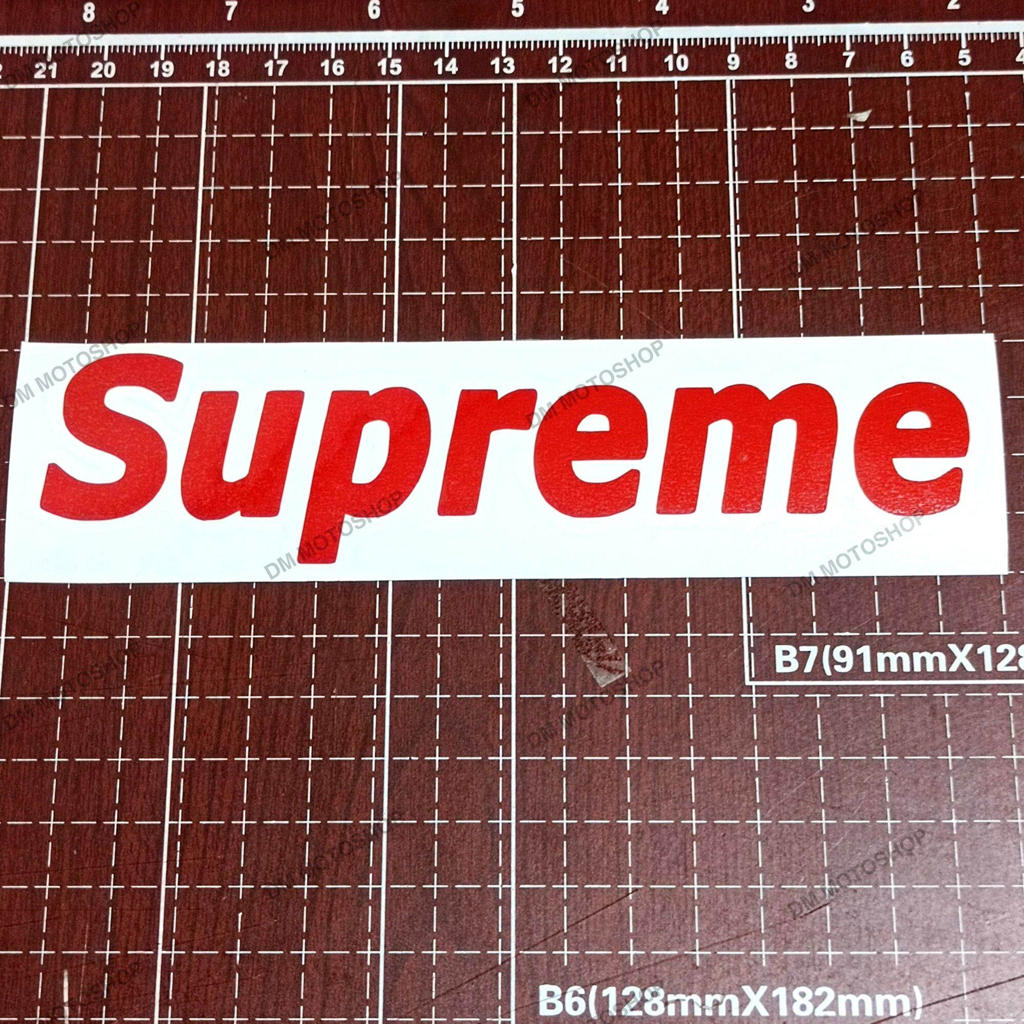 Supreme Design Motorcycle Sticker Vinyl Cut Decal - Waterproof | Lazada PH