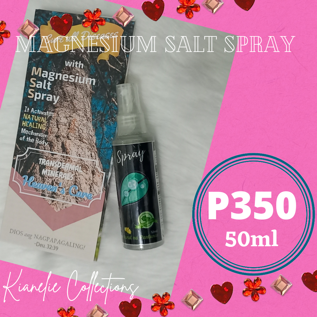 MSS | MAGNESIUM SALT SPRAY 50ml| |ORGANIC|NATURAL NA PANLUNAS|HEALING ...