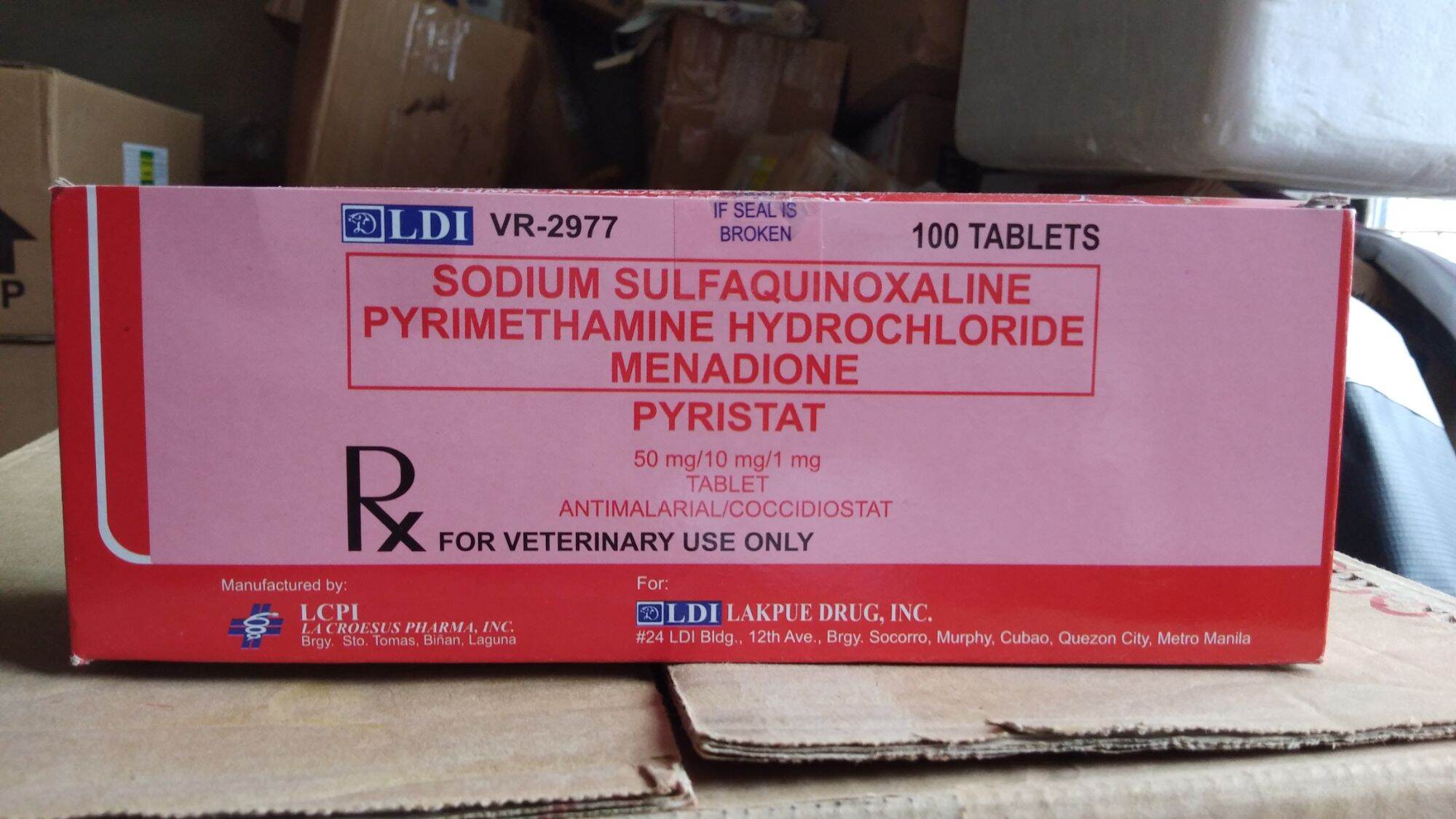 PYRISTAT TAB 100 TABLETS | Lazada PH