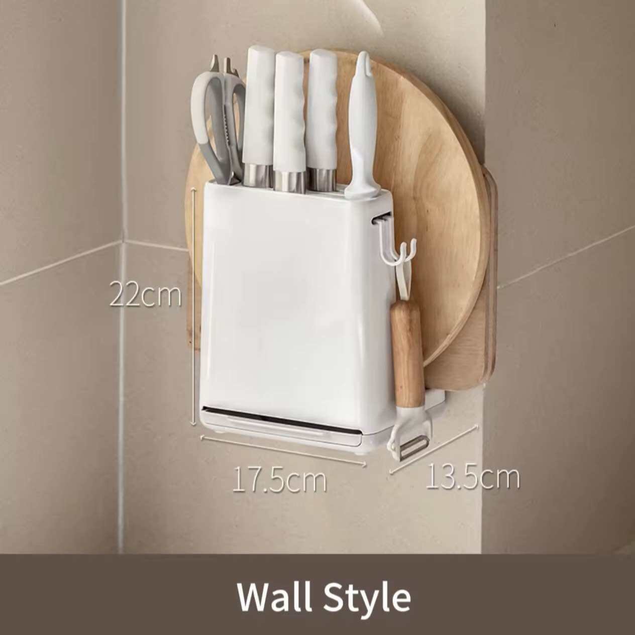 Knife Rack Storage Rack Knife Chopping Board Rack Knife Storage Rack ...