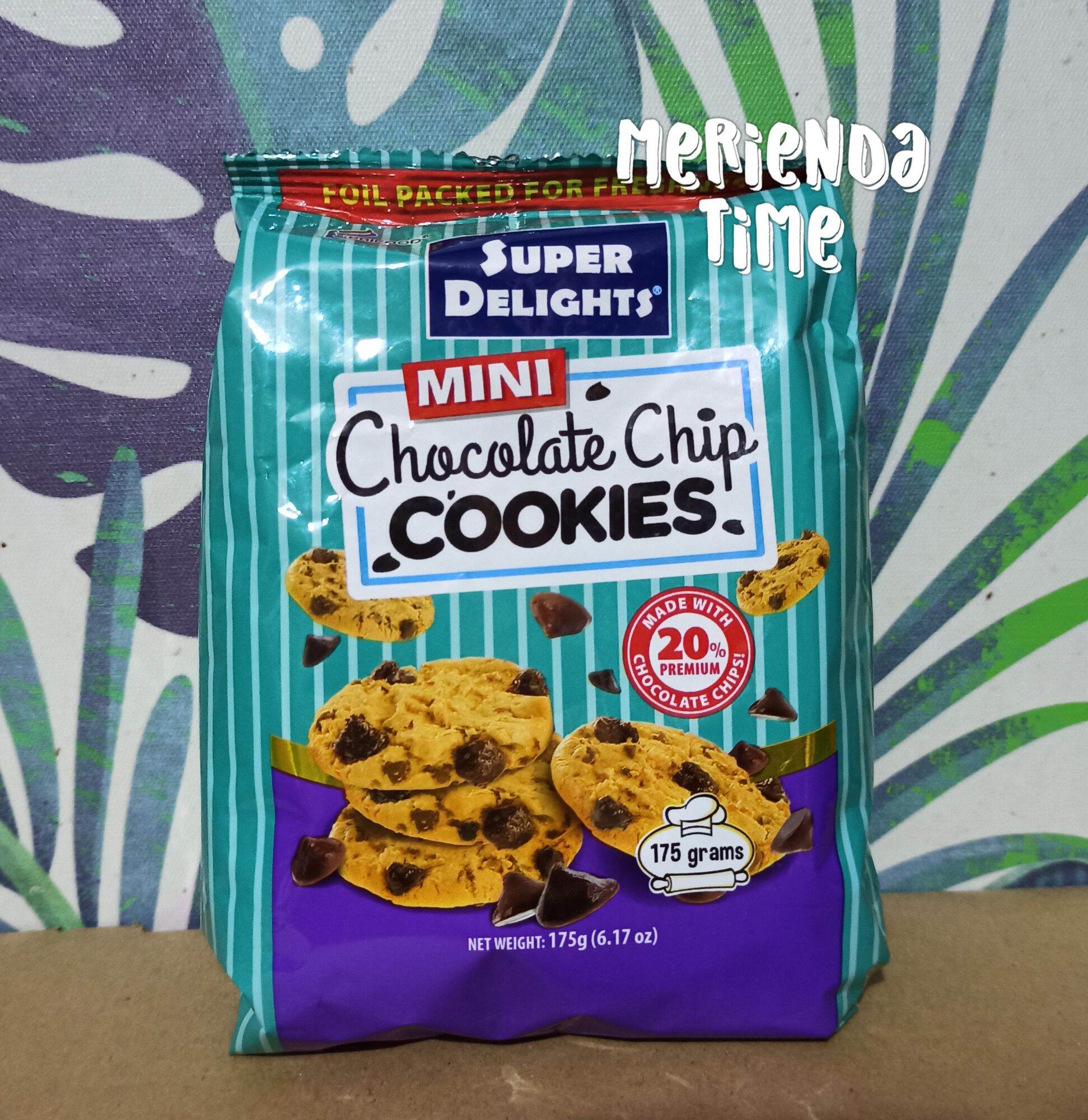 COOKIES - Super Delights Mini Chocolate Chips Cookies pack 175g | Lazada PH