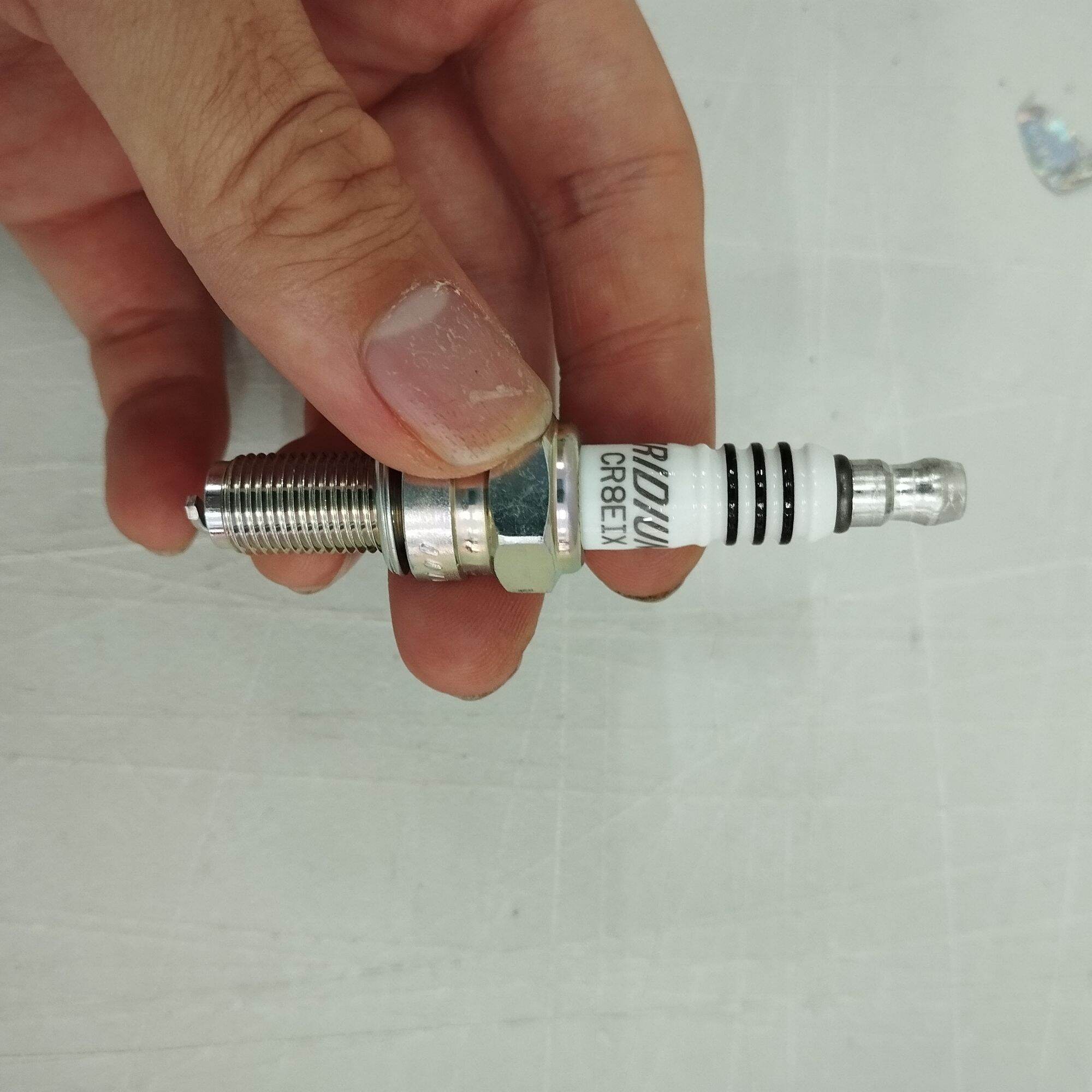 NGK Spark Plug CR8EIX Iridium (BARAKO 175, BARAKO 175-II, RAIDER 125/ ...