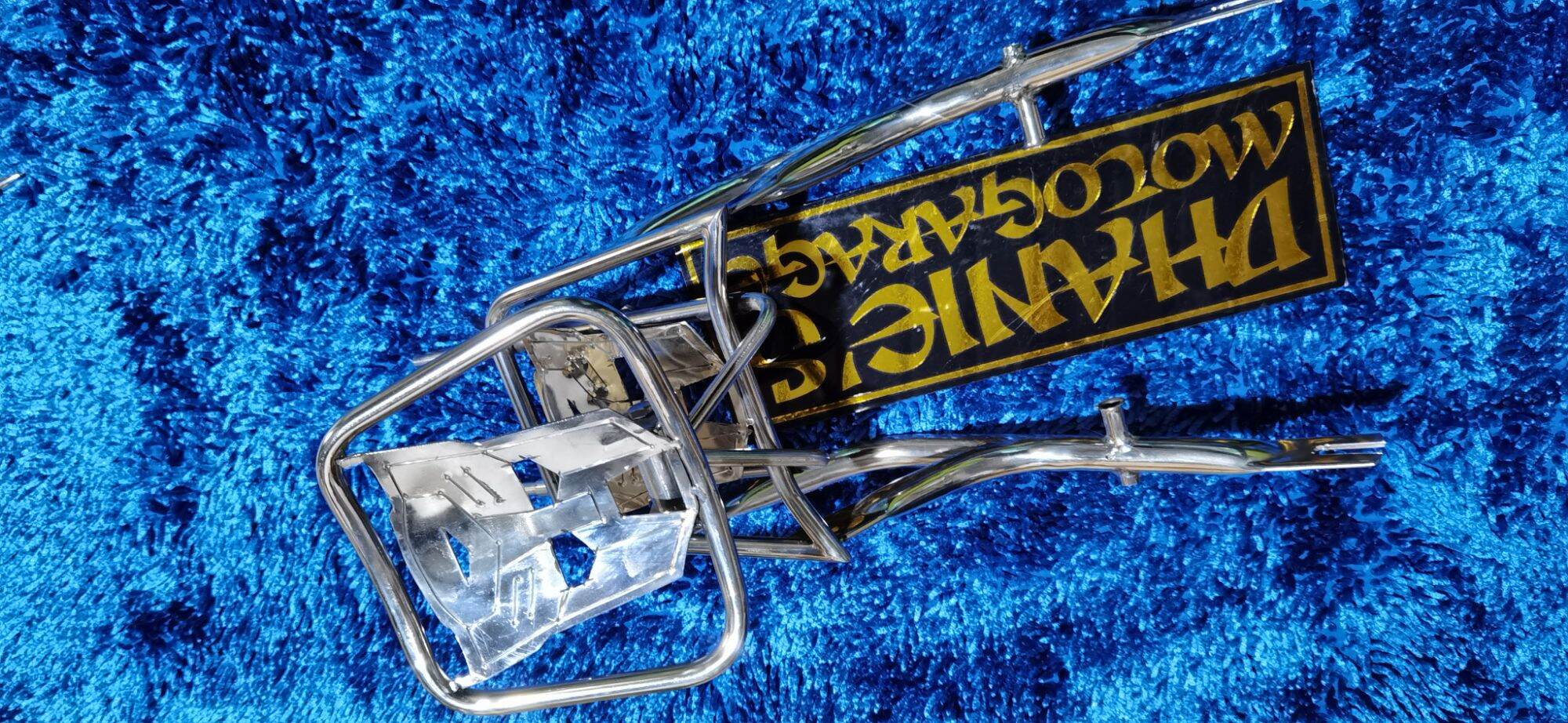 Honda TMX Custom Made Stainless Steel Rear Motorcycle Carrier with ...