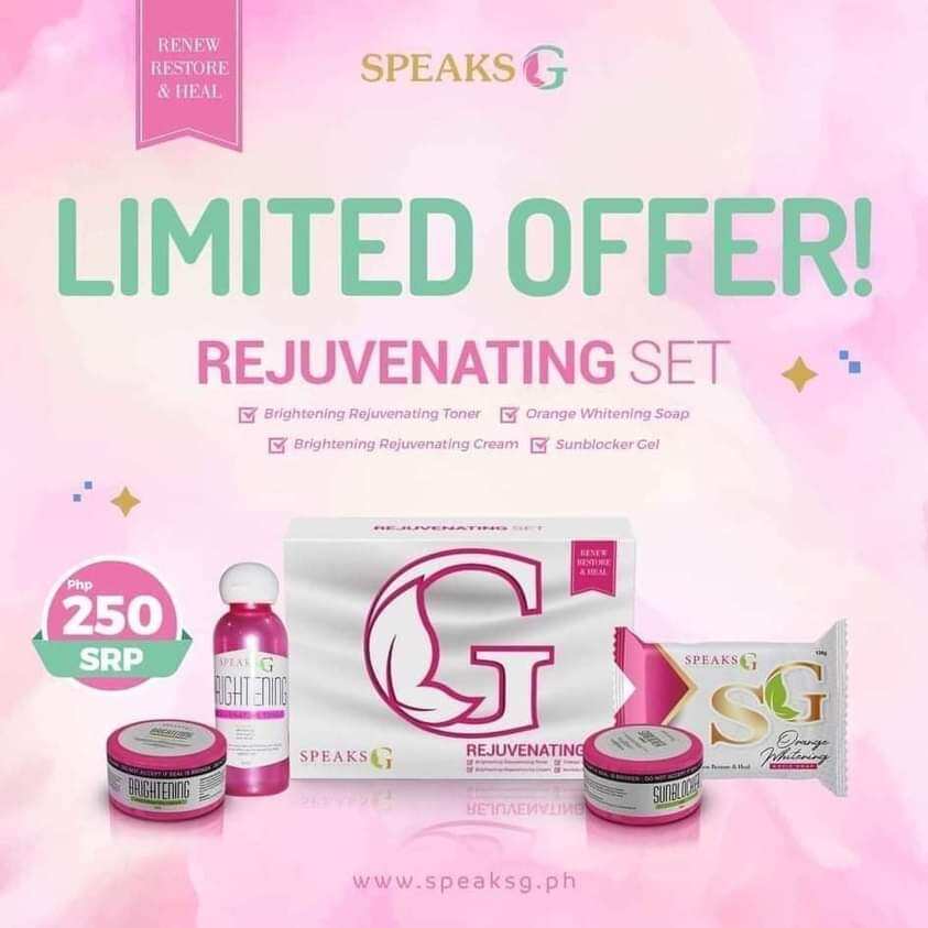 Speaks G Rejuvenating Set | Lazada PH