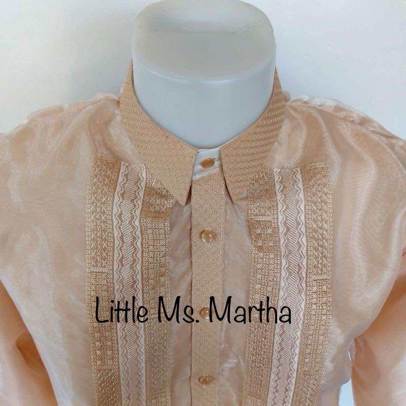 Men's Modern Barong Mocha Geena Lining (Random Burda) | Lazada PH